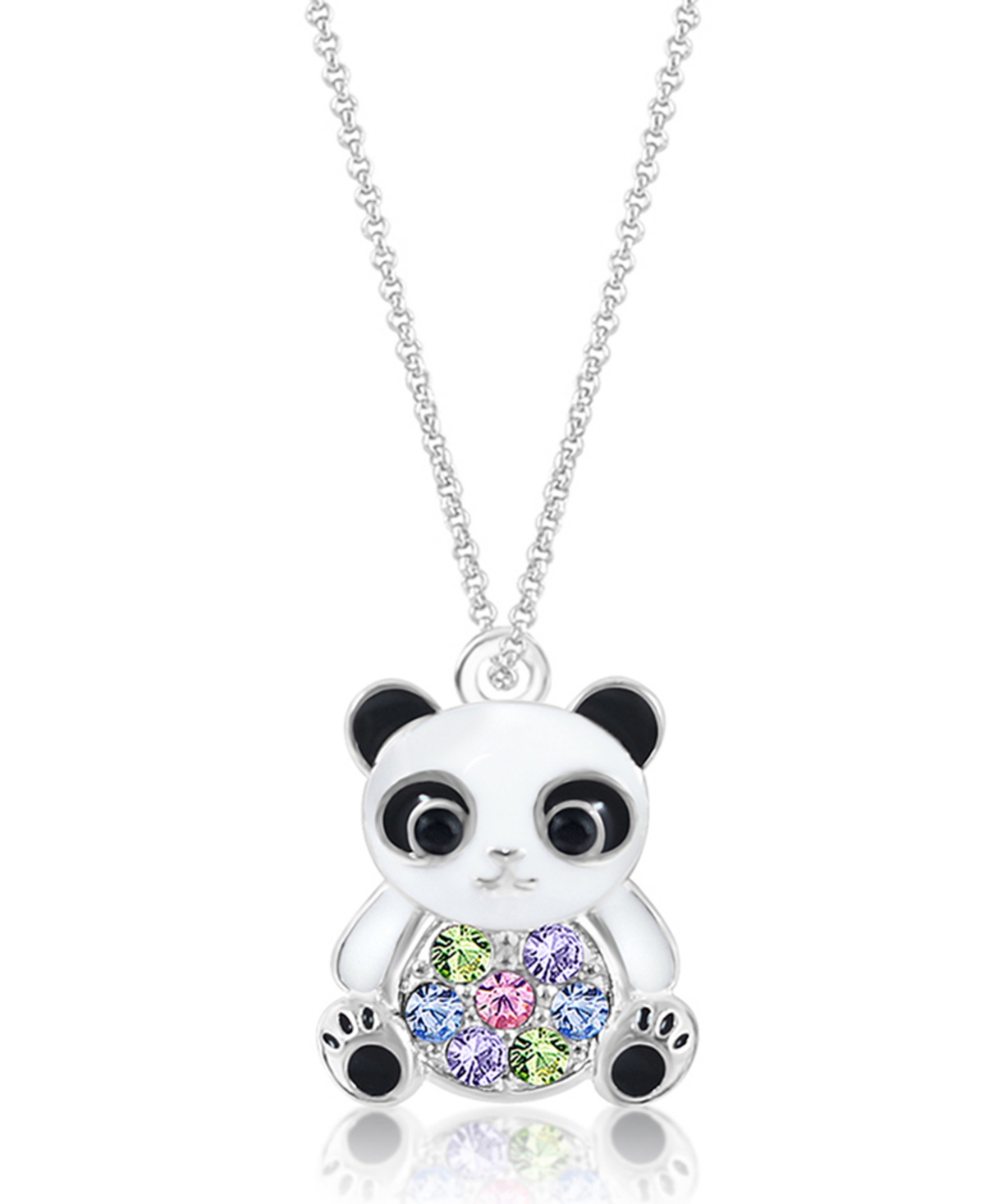Click here for Chanteur/Girl/Panda Multi-color Crystal White Gold... prices