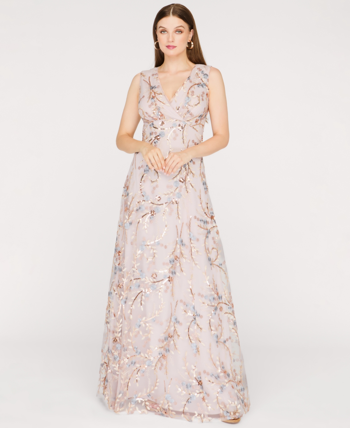 Click here for Js Collections Womens Lavinia A-Line Ball Gown - R... prices