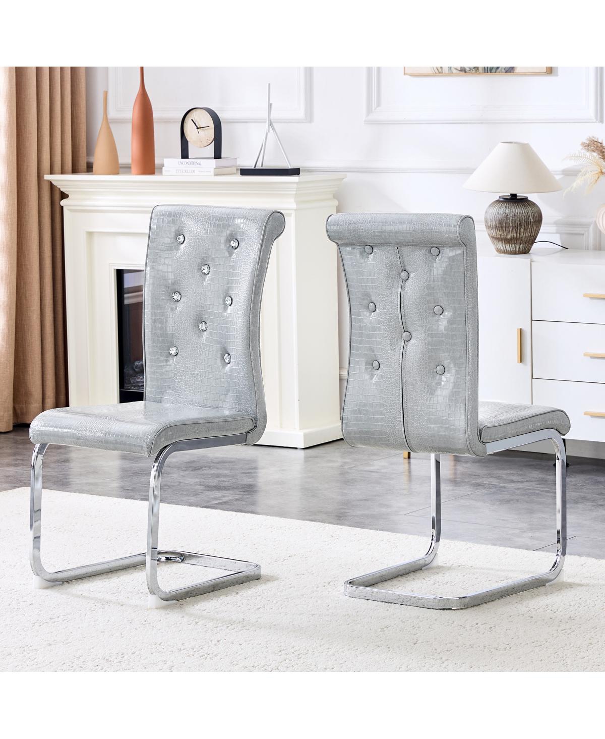 Click here for Streamdale Furniture Set of 2 Retro Alligator Upho... prices