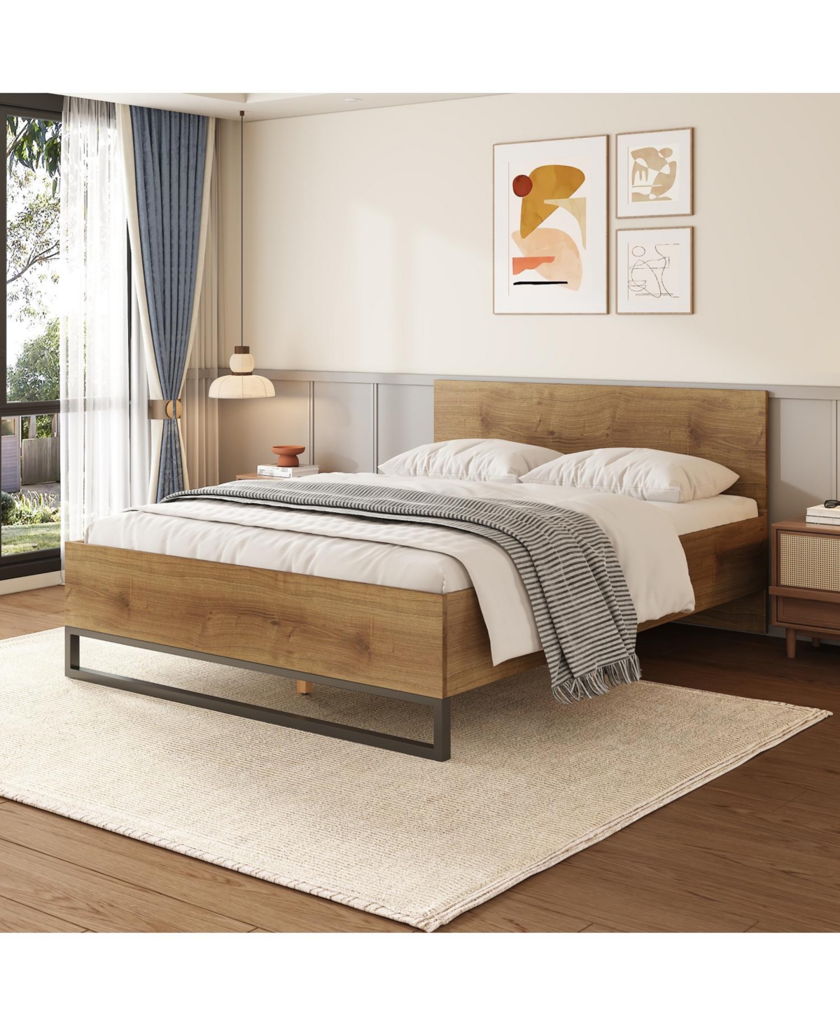 Click here for Streamdale Furniture Accent Bed Frame - Modern and... prices