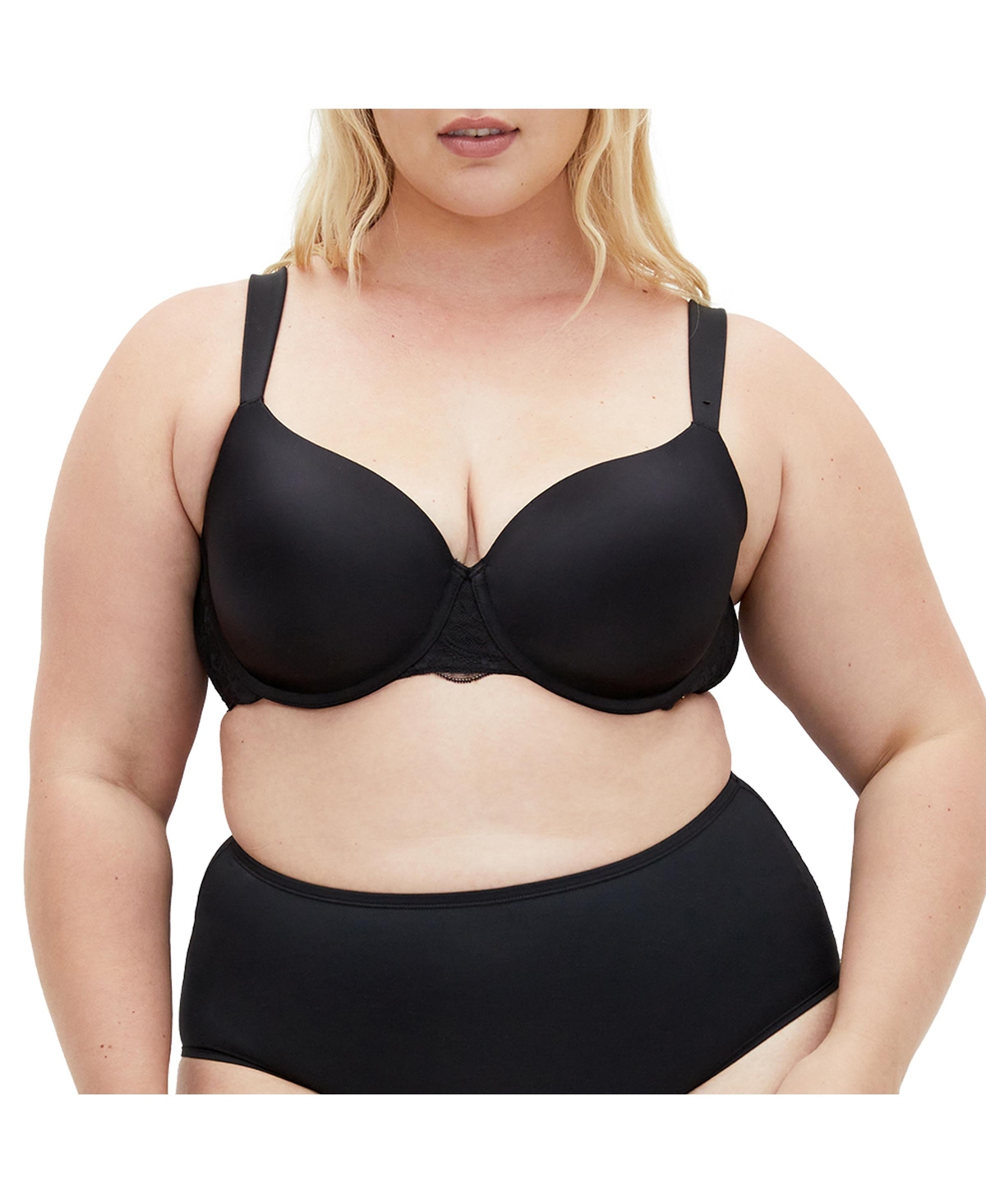 Click here for City Chic Plus Size Glam T-Shirt Bra - Black prices