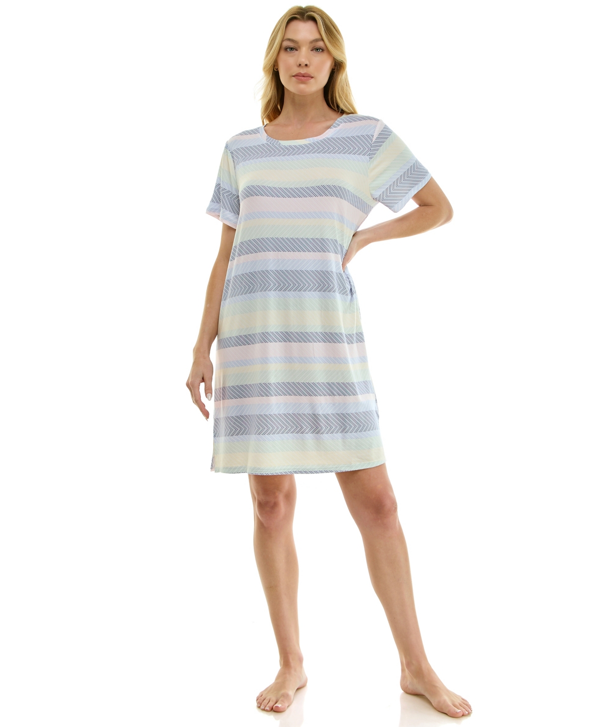 Click here for Roudelain Womens Short-Sleeve Sleep Shirt - Multi... prices