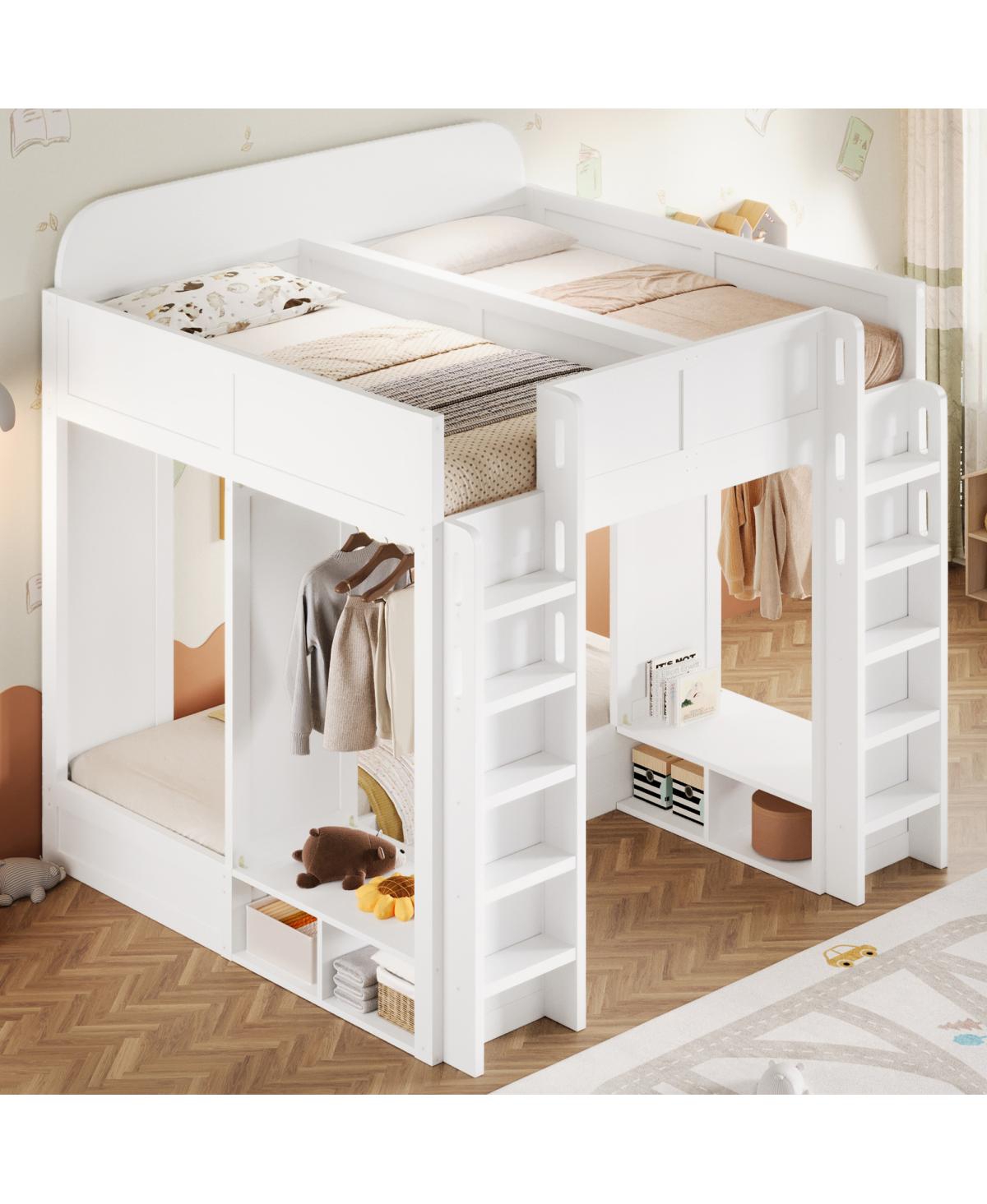Click here for Streamdale Furniture Triple Bunk Bed with Storage... prices