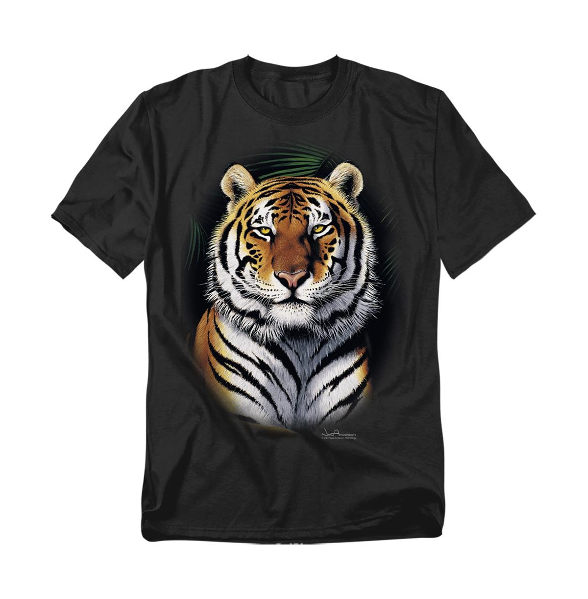 Click here for Wild Wings Mens Wildlife Jungle Fire T Shirt - Bla... prices