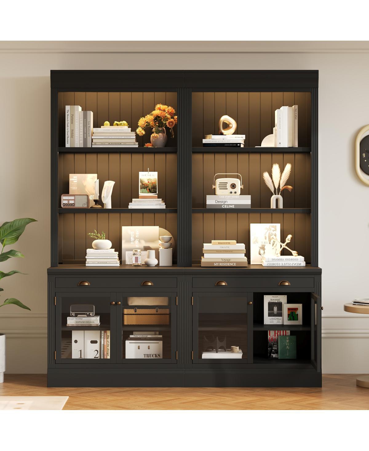 Click here for Streamdale Furniture Led Lighting 2-Piece Bookcase... prices