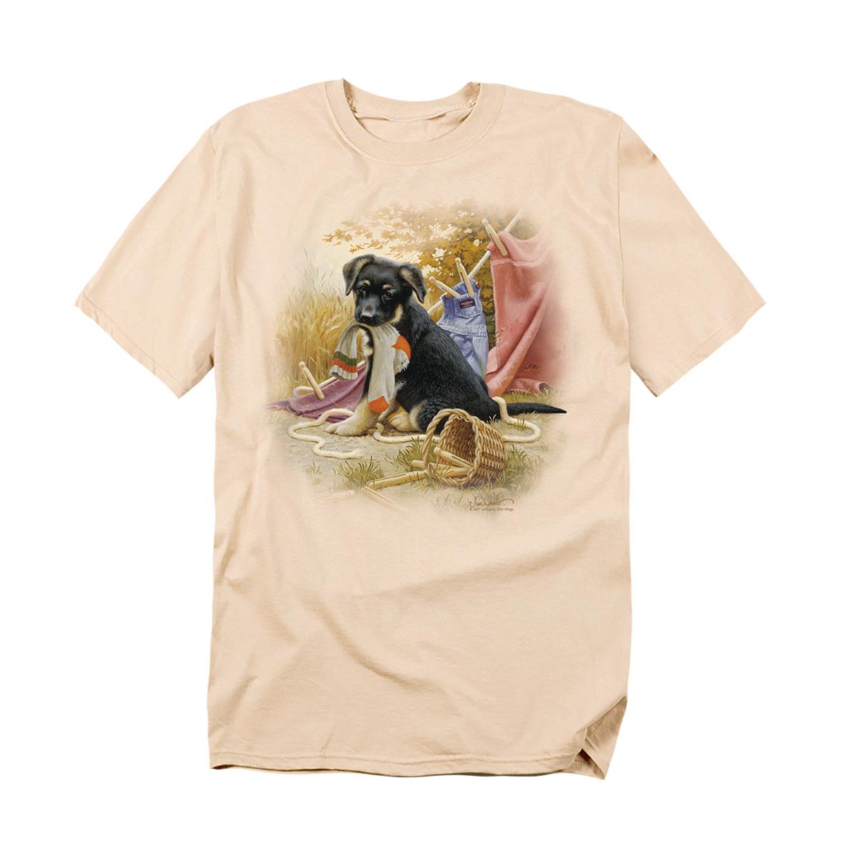 Click here for Wild Wings Mens Wildlife T Shirt - Cream prices