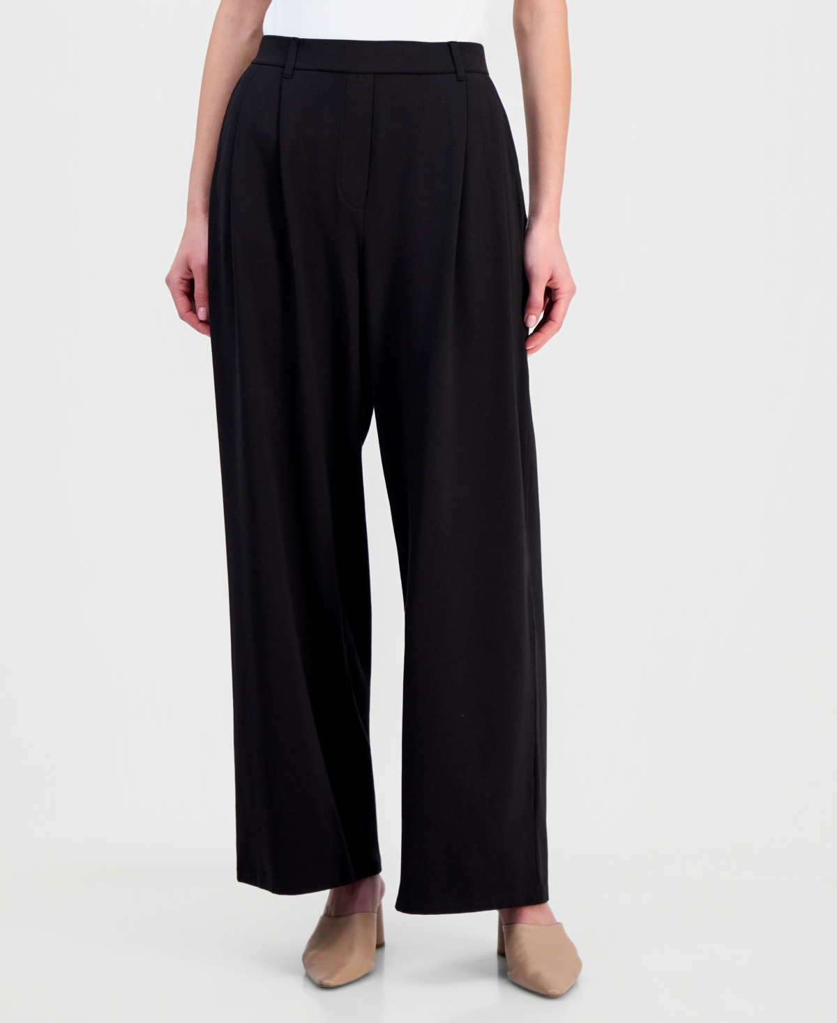 Click here for Eileen Fisher Womens High Waist Wide Leg Pants  Re... prices
