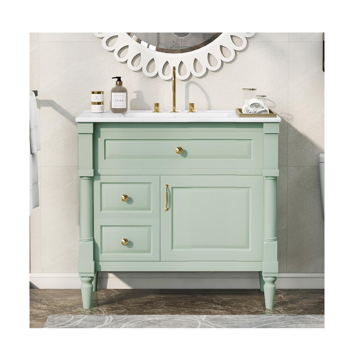 Click here for Cesicia 36" Freestanding Bathroom Vanity with... prices