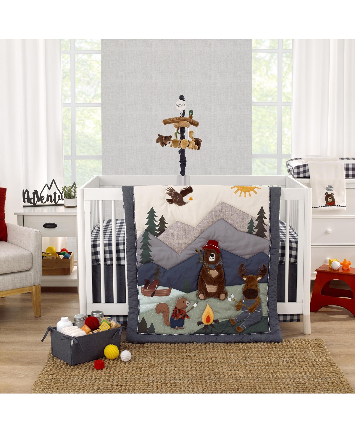 Click here for NoJo Into the Wilderness Navy  Green  and Brown  C... prices