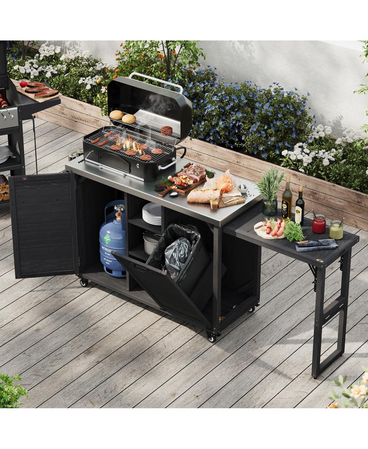 Click here for Streamdale Furniture 78.3" Outdoor Kitchen Is... prices