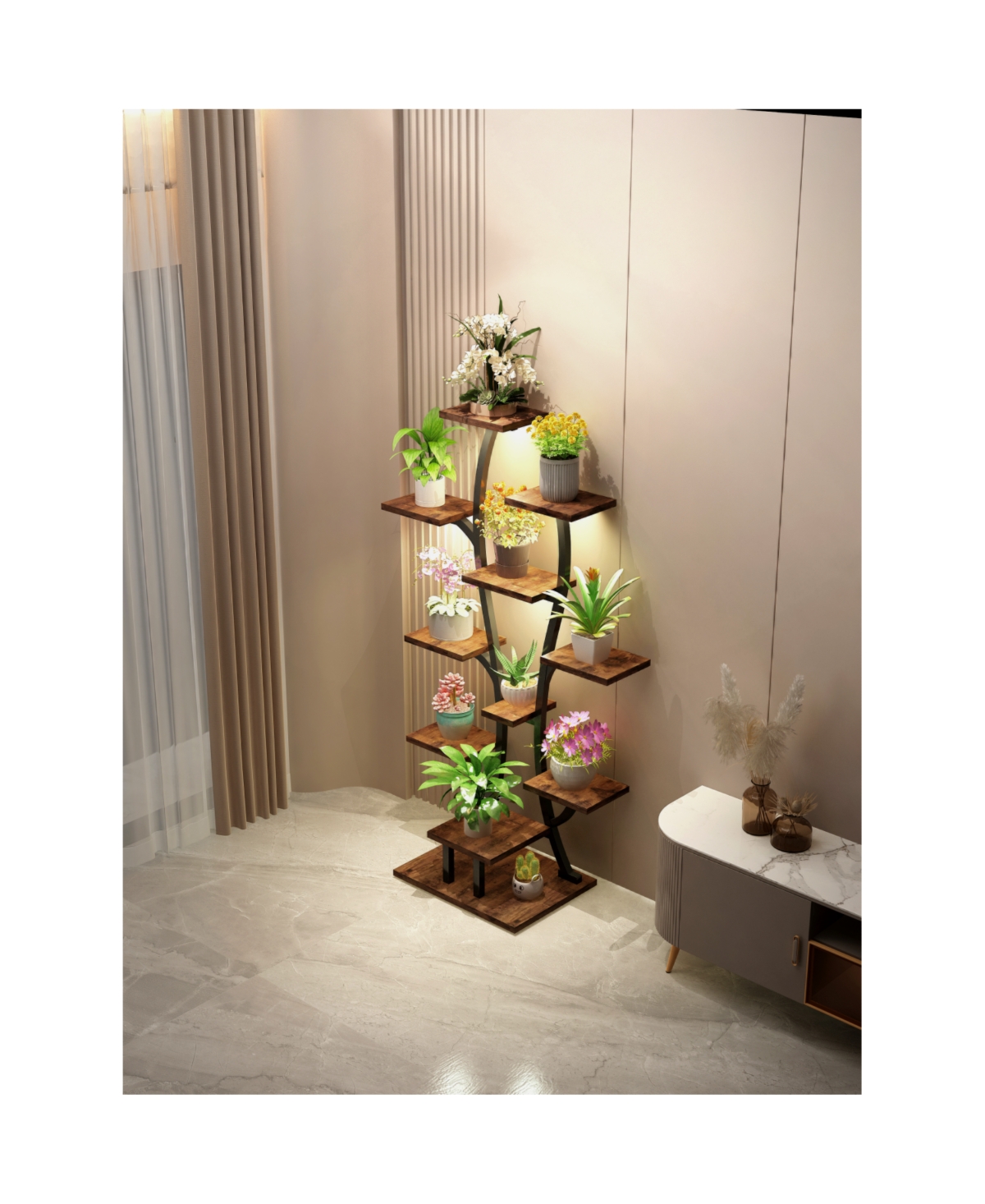 Click here for Streamdale Furniture Vase Plant Stand with Grow Li... prices