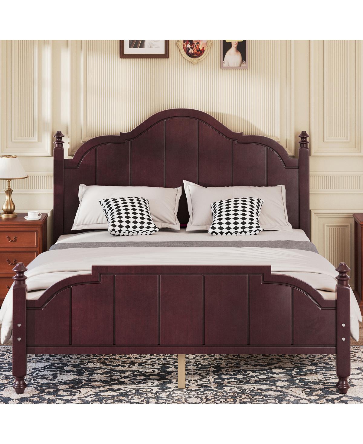 Click here for Streamdale Furniture Bed Frame with Headboard  Vin... prices