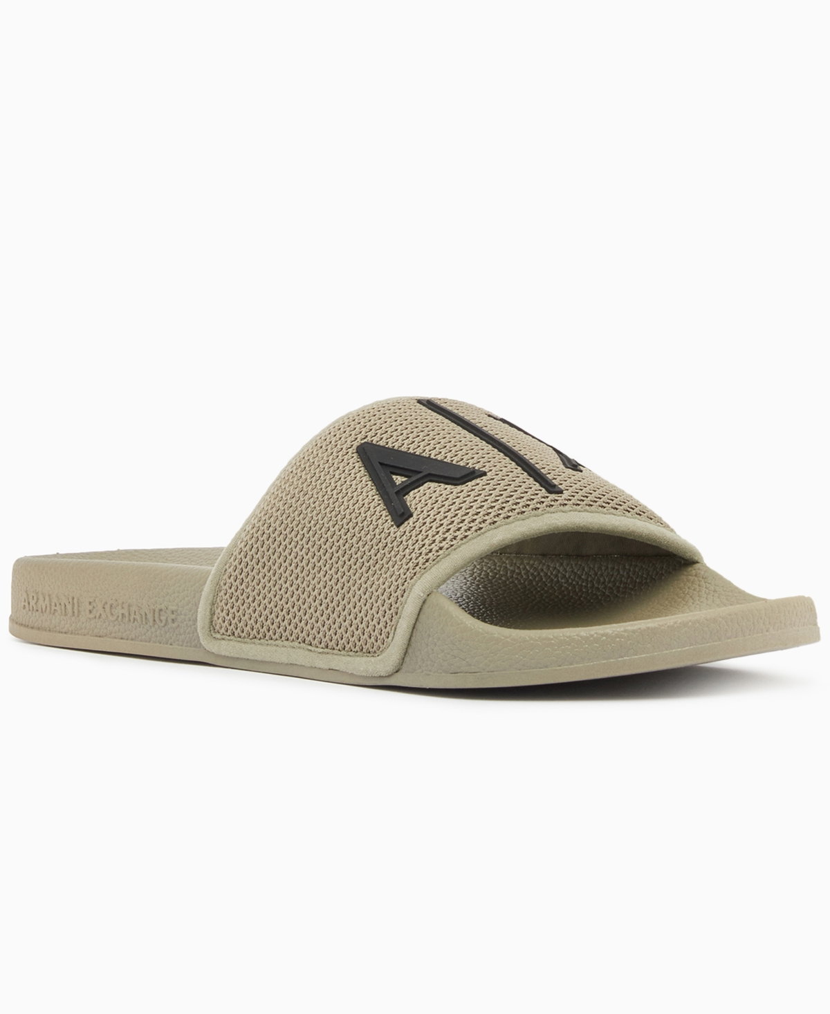 Click here for A|X Armani Exchange Mens Mykonos Slide Sandals - O... prices