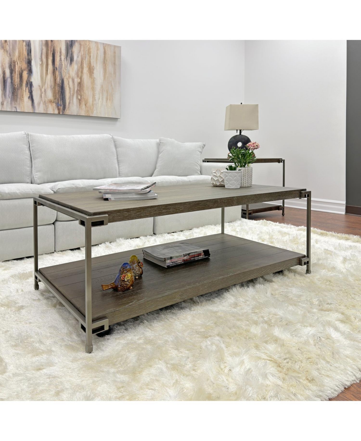 Click here for Streamdale Furniture Metal Frame Wood Living Room... prices