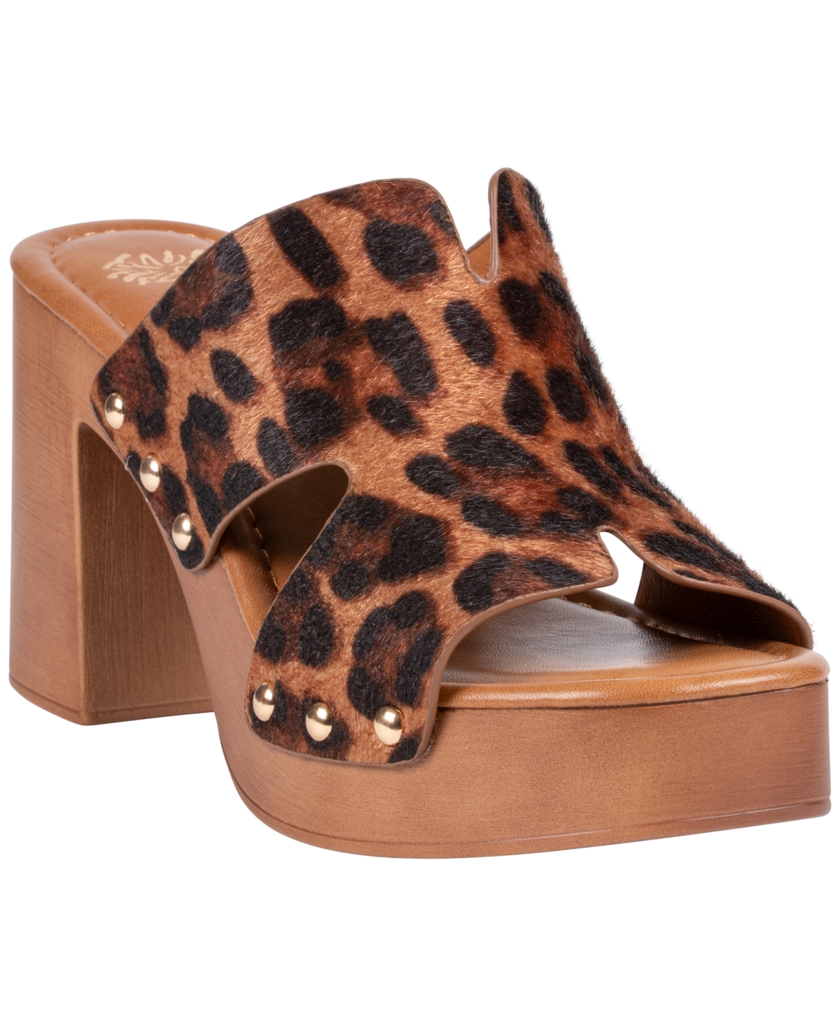 Click here for Gc Shoes Womens Cocktail Cutout Wooden Block Heel... prices