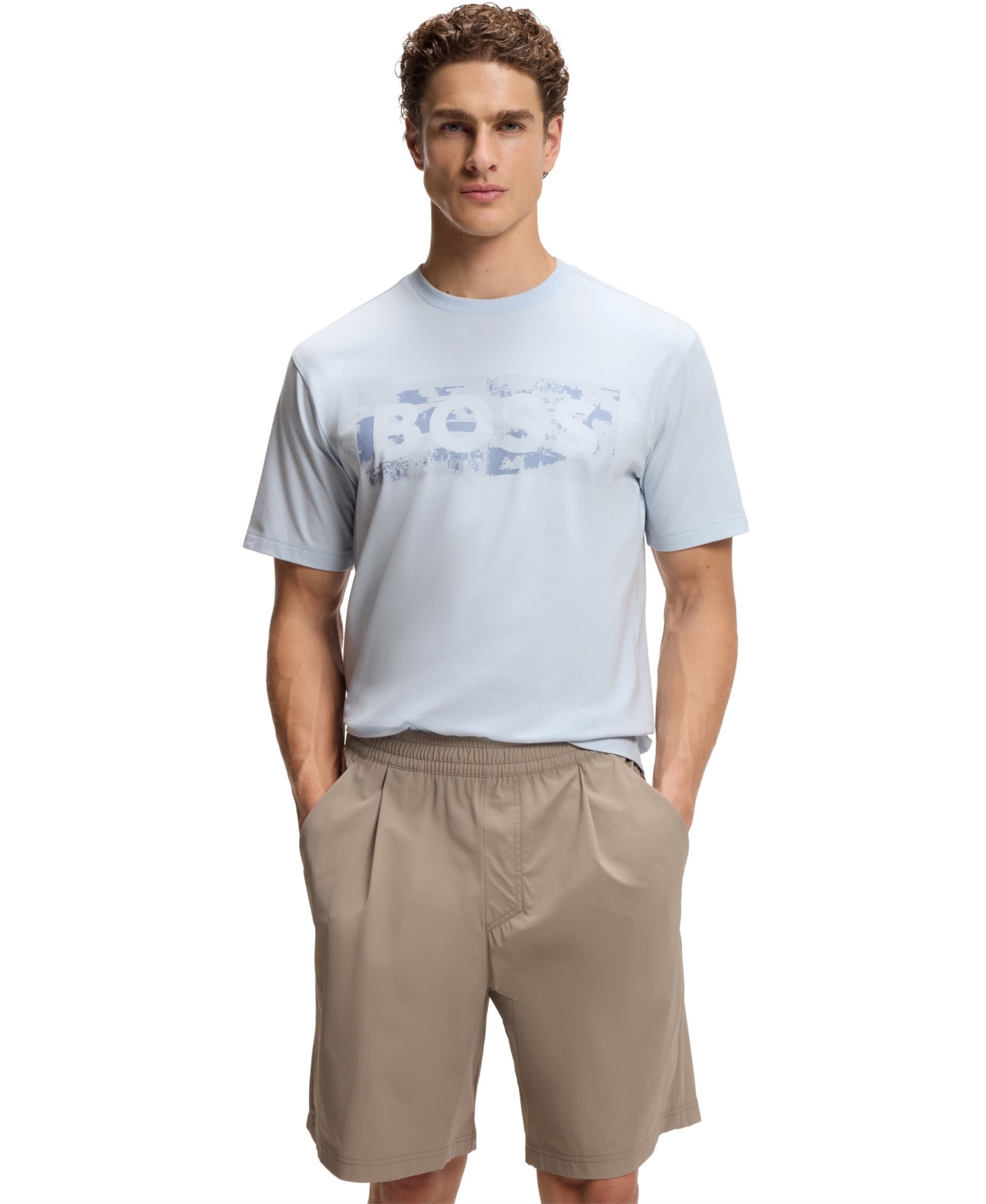 Click here for Boss by Hugo Boss Mens Stretch-Cotton Logo Artwork... prices
