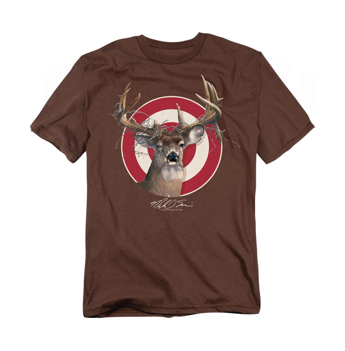 Click here for Wild Wings Mens Target T Shirt - Coffee prices