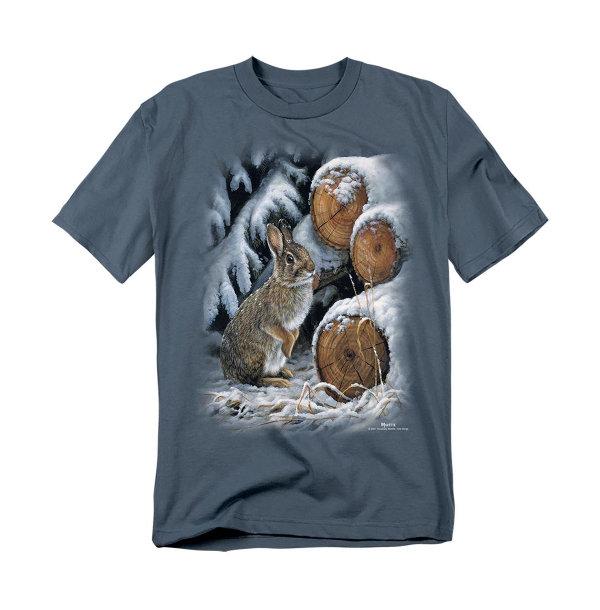 Click here for Wild Wings Mens Wildlife Wood Pile Rabbit T Shirt... prices