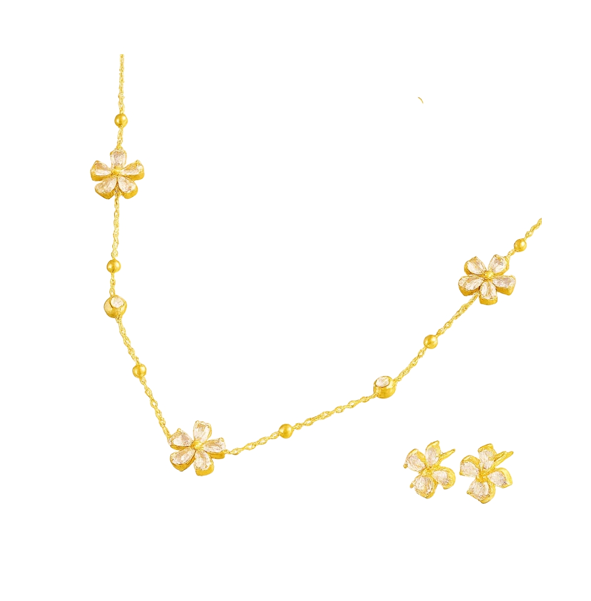 Click here for Hollywood Sensation Marisol Crystal Blossom Neckla... prices