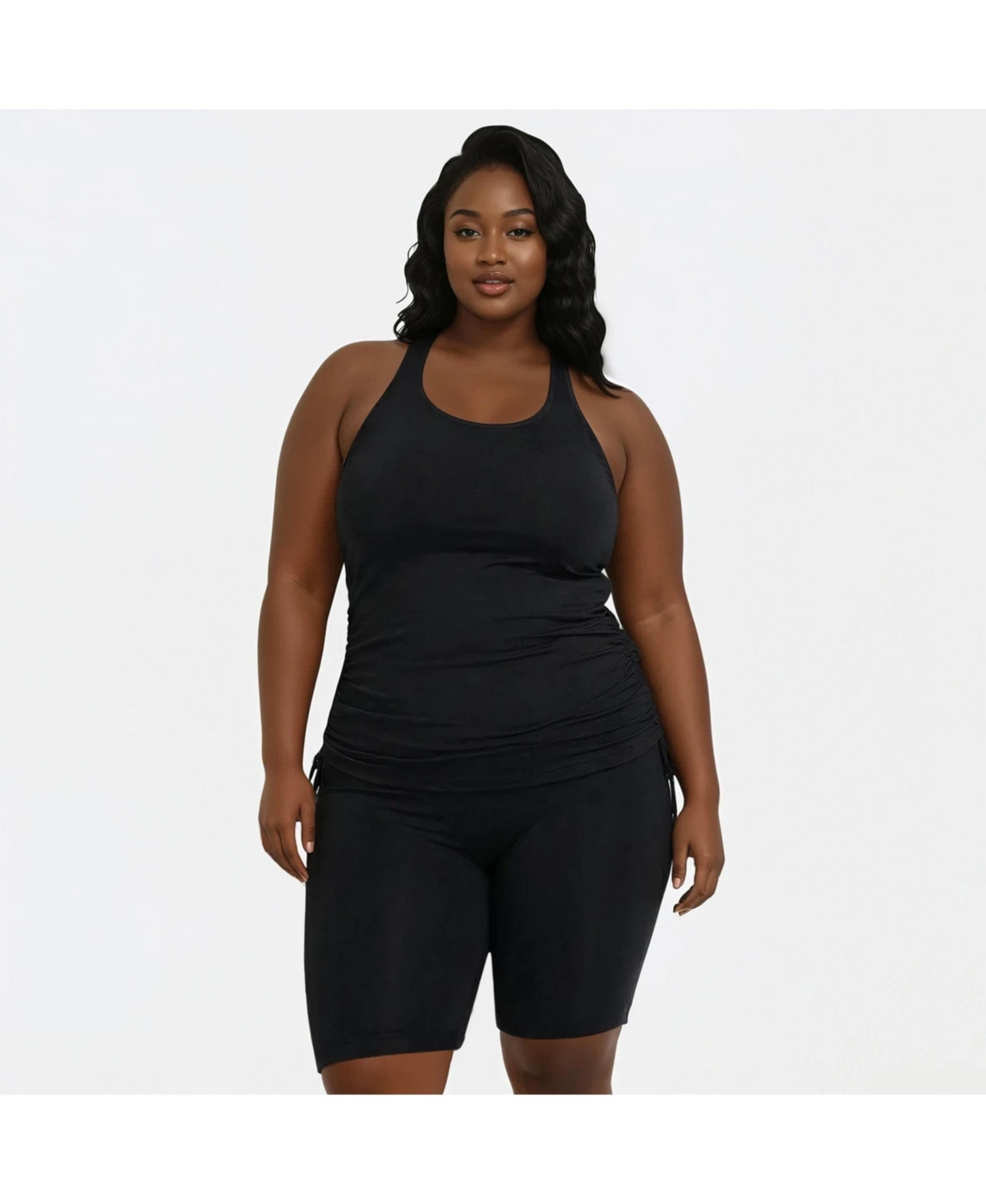 Click here for Calypsa Womens Plus Size Maya Tankini Swim Top Wit... prices