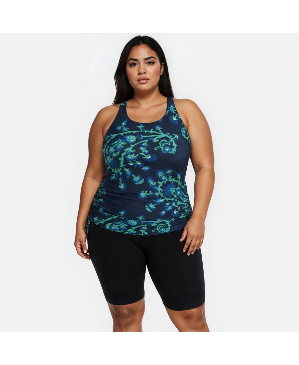 Click here for Calypsa Womens Plus Size Maya Tankini Swim Top Wit... prices