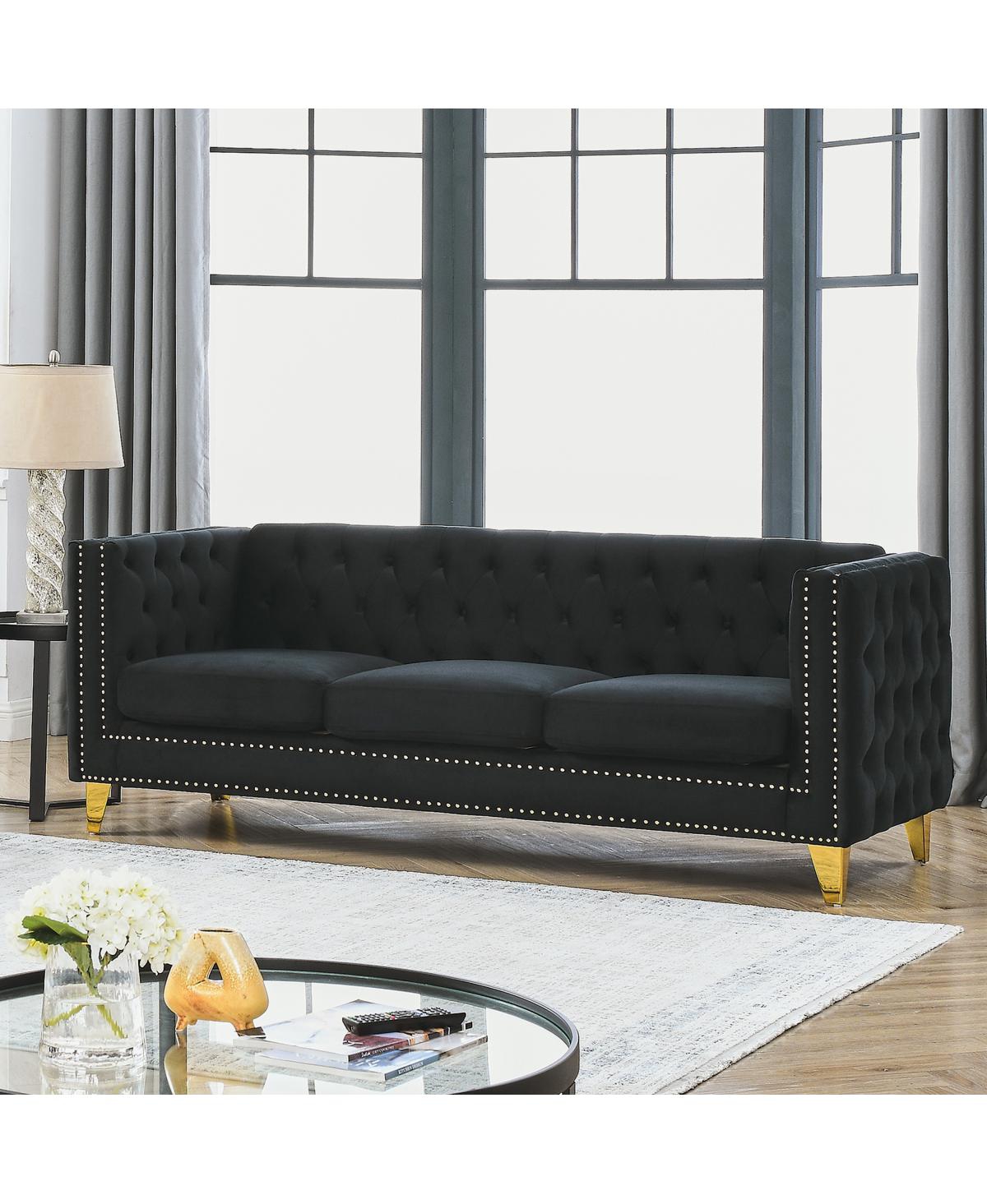 Click here for Streamdale Furniture Velvet Sofa for Living Room... prices