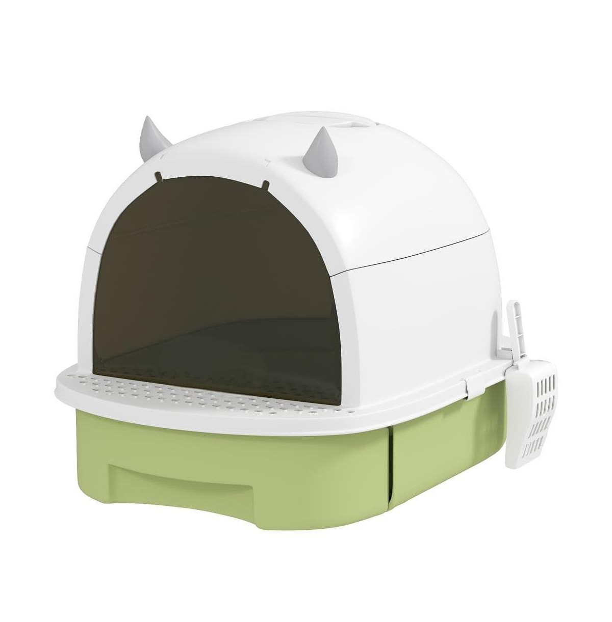 Click here for Zeus & Ruta Covered Cat Litter Box with Scoop & De... prices