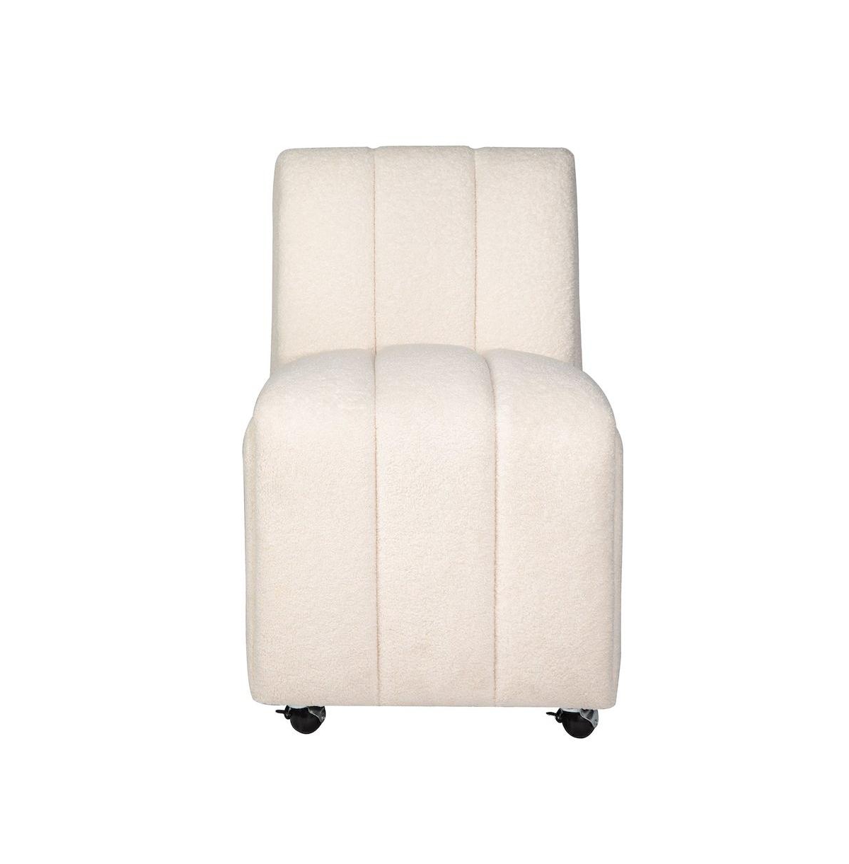 Click here for Jofran Tess Contemporary Modern Ivory Boucle Uphol... prices
