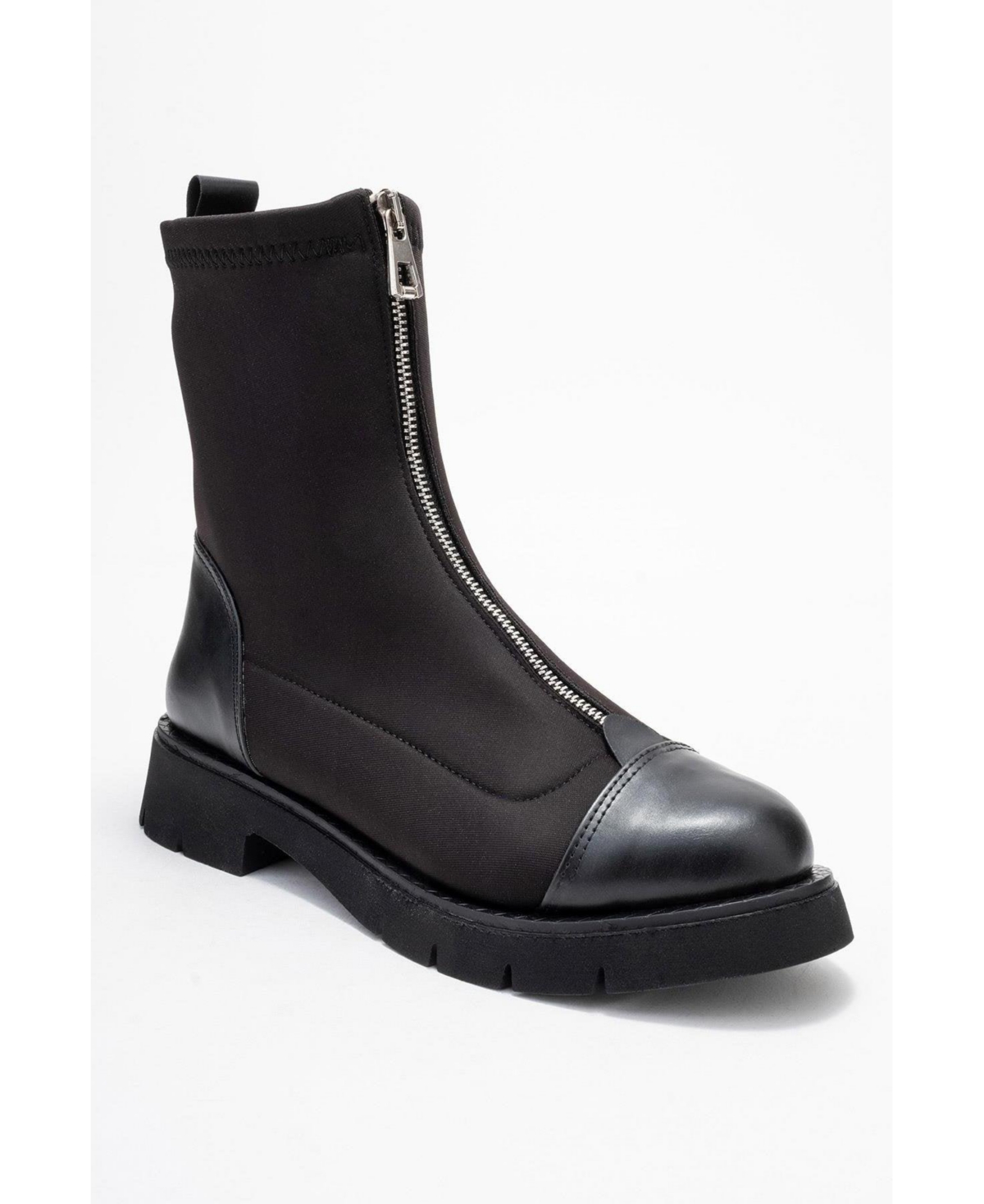 Click here for Prologue Shoes Womens Martos Stretch Front Zip Ank... prices