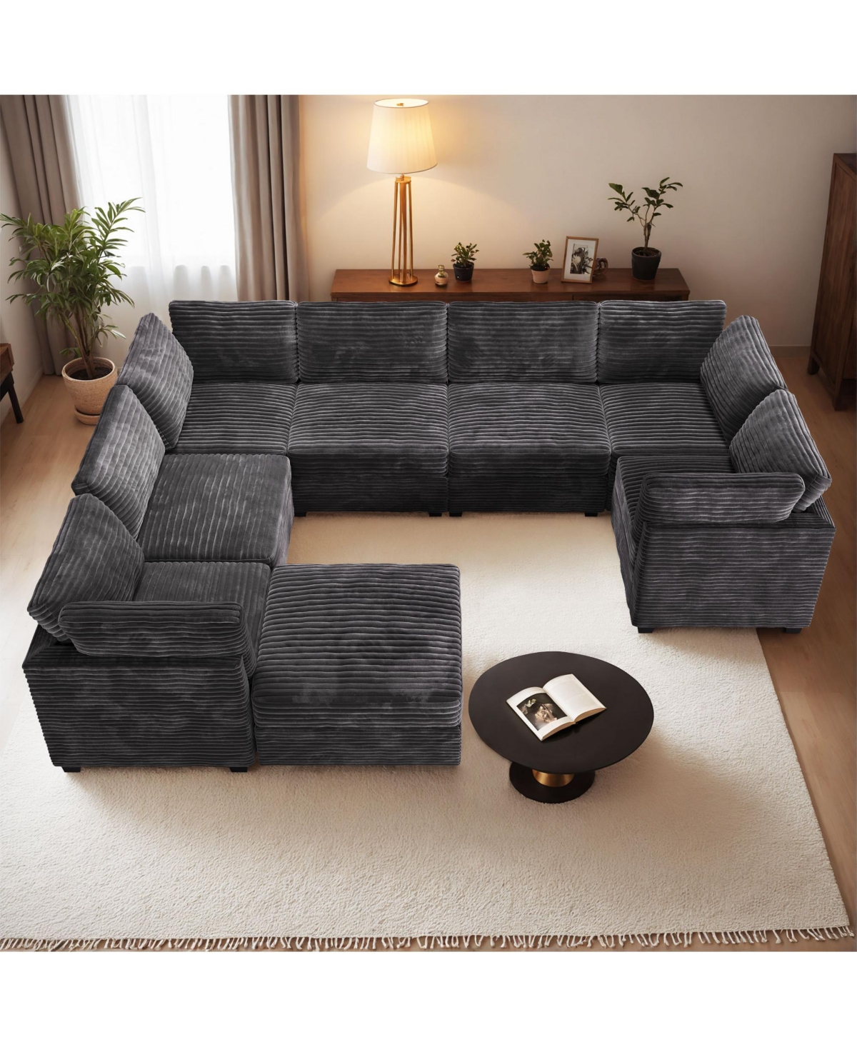 Click here for Xizzi 128×96 Modular Sectional Sofa   8-Piece... prices