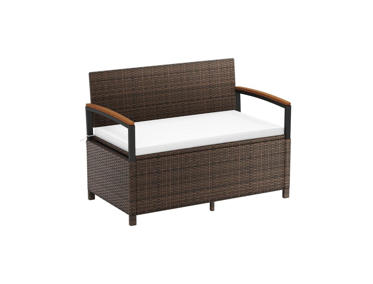 Click here for Slickblue Outdoor Deck Box Storage Bench with Padd... prices