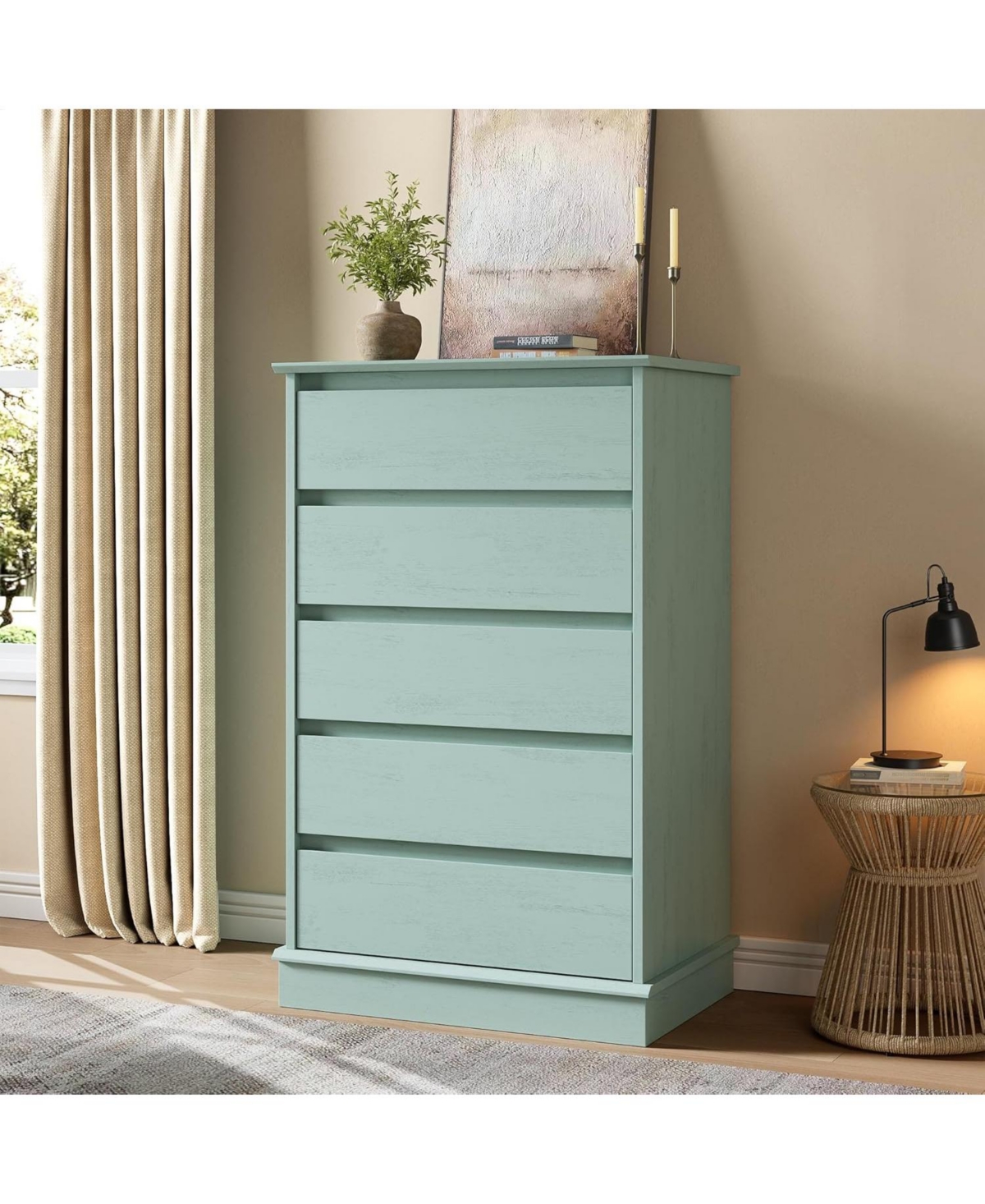 Click here for gaomon 5-Drawer Tall Dresser for Bedroom  Wooden C... prices