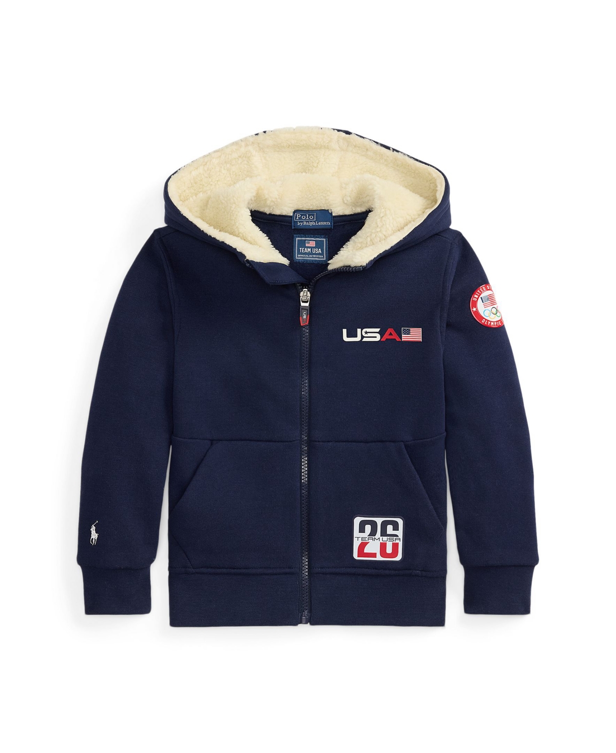 Click here for Boys 2-7 Team Usa Fleece Full-Zip Hoodie - REFINED... prices