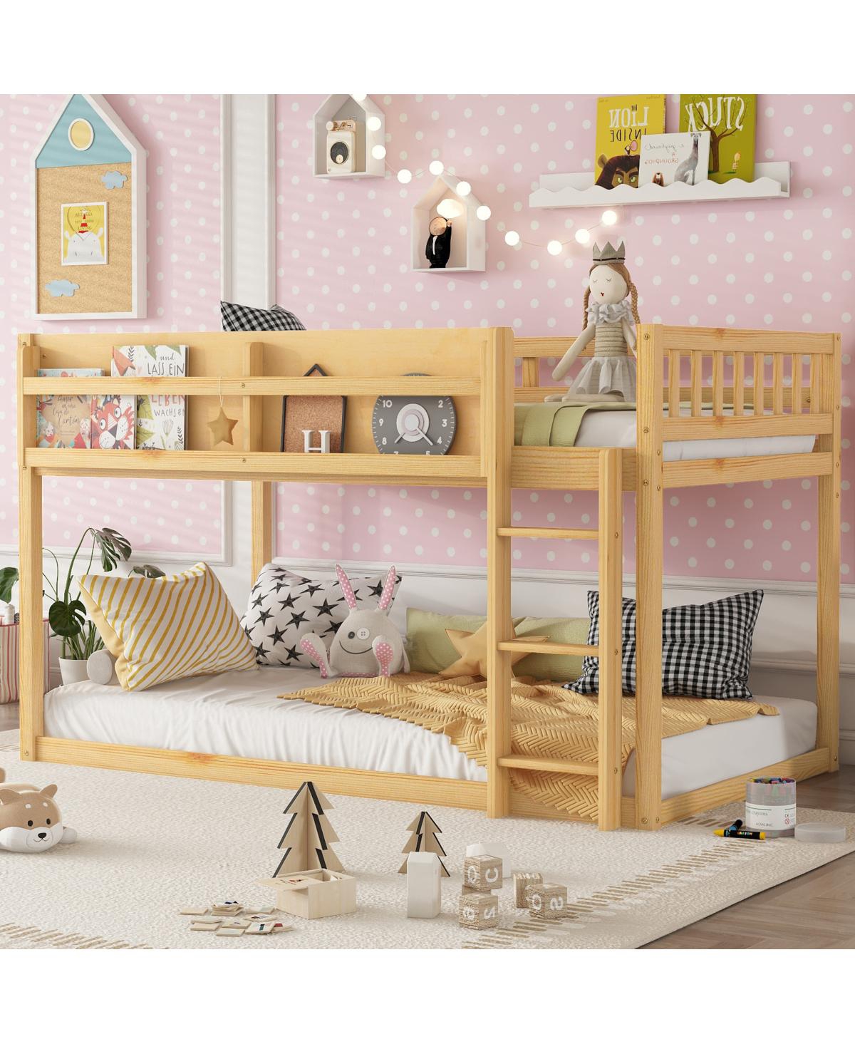 Click here for Streamdale Furniture Low Twin Over Twin Bunk Bed w... prices