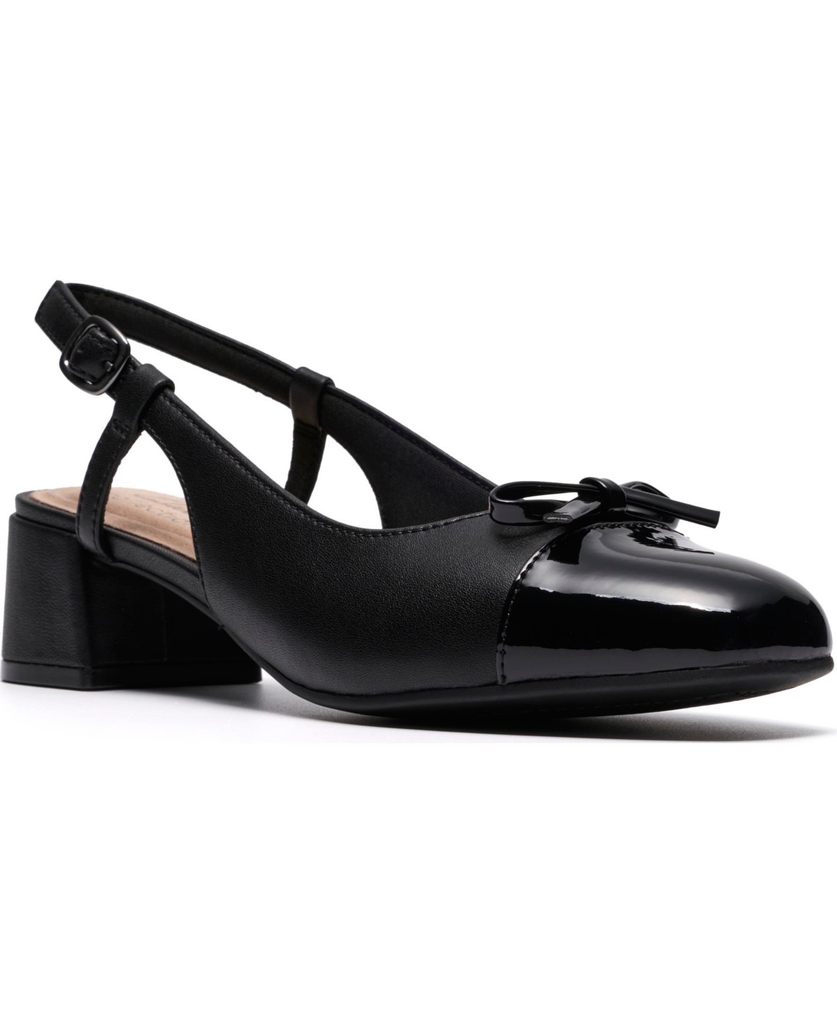 Click here for Clarks Womens Iridessa Sling Block Heel Dress Pump... prices