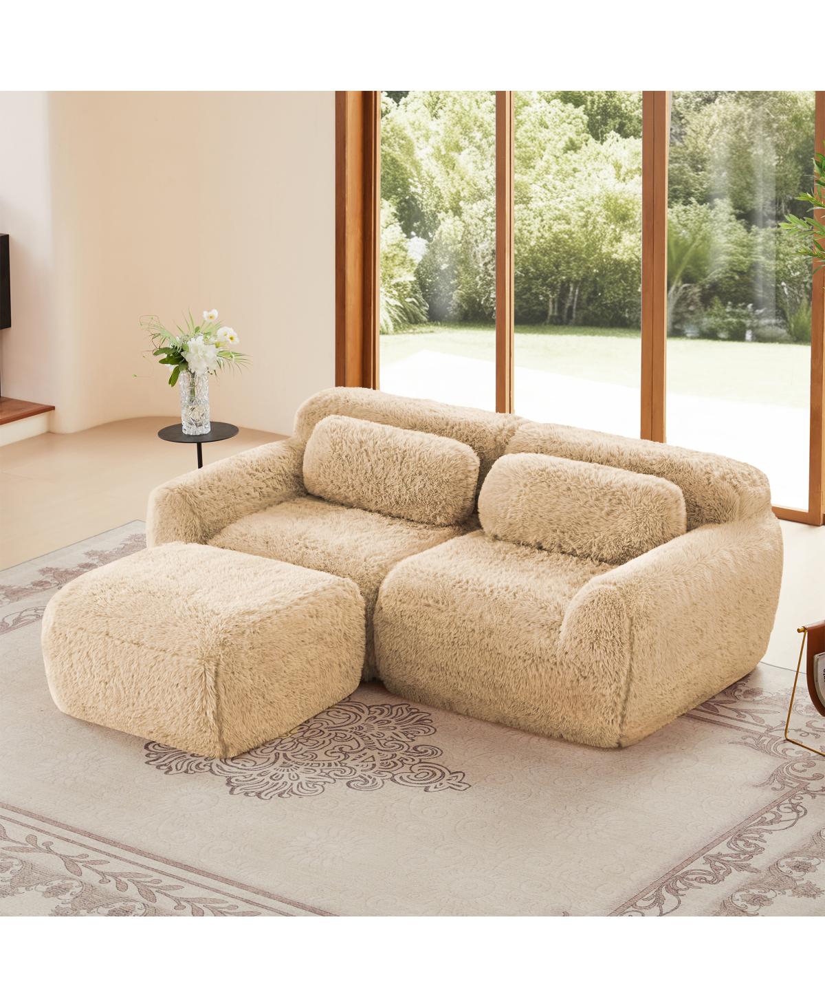 Click here for Streamdale Furniture L-shaped Boneless Sofa  Soft... prices