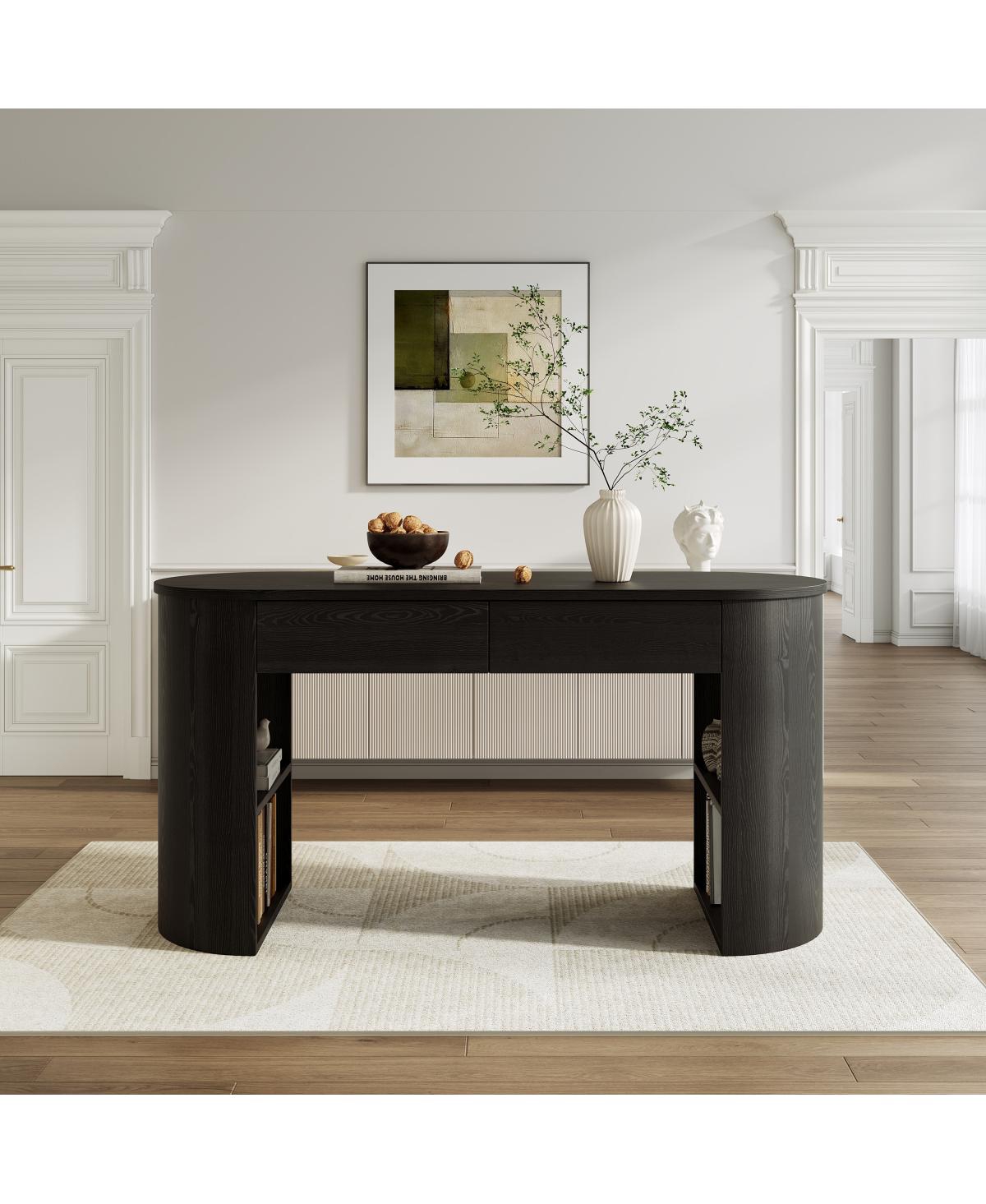 Click here for Streamdale Furniture Storage Writing Desk - Black prices