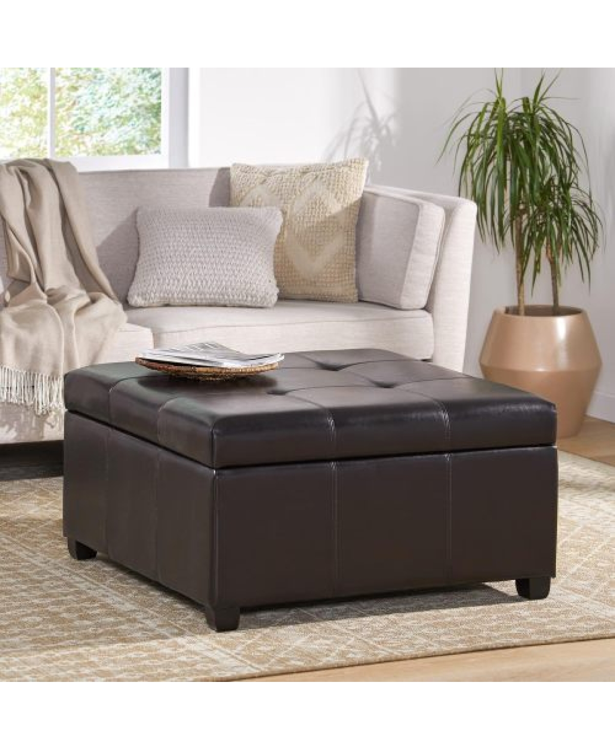 Click here for Streamdale Furniture 35inch Storage Ottoman Bench... prices