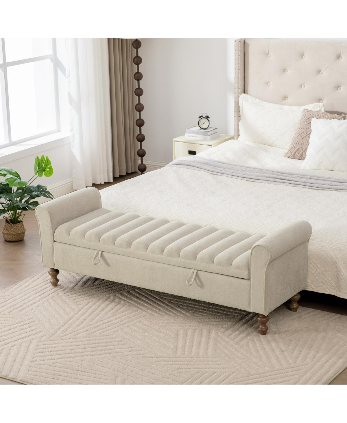 Click here for Streamdale Furniture Modern Upholstered Storage Be... prices