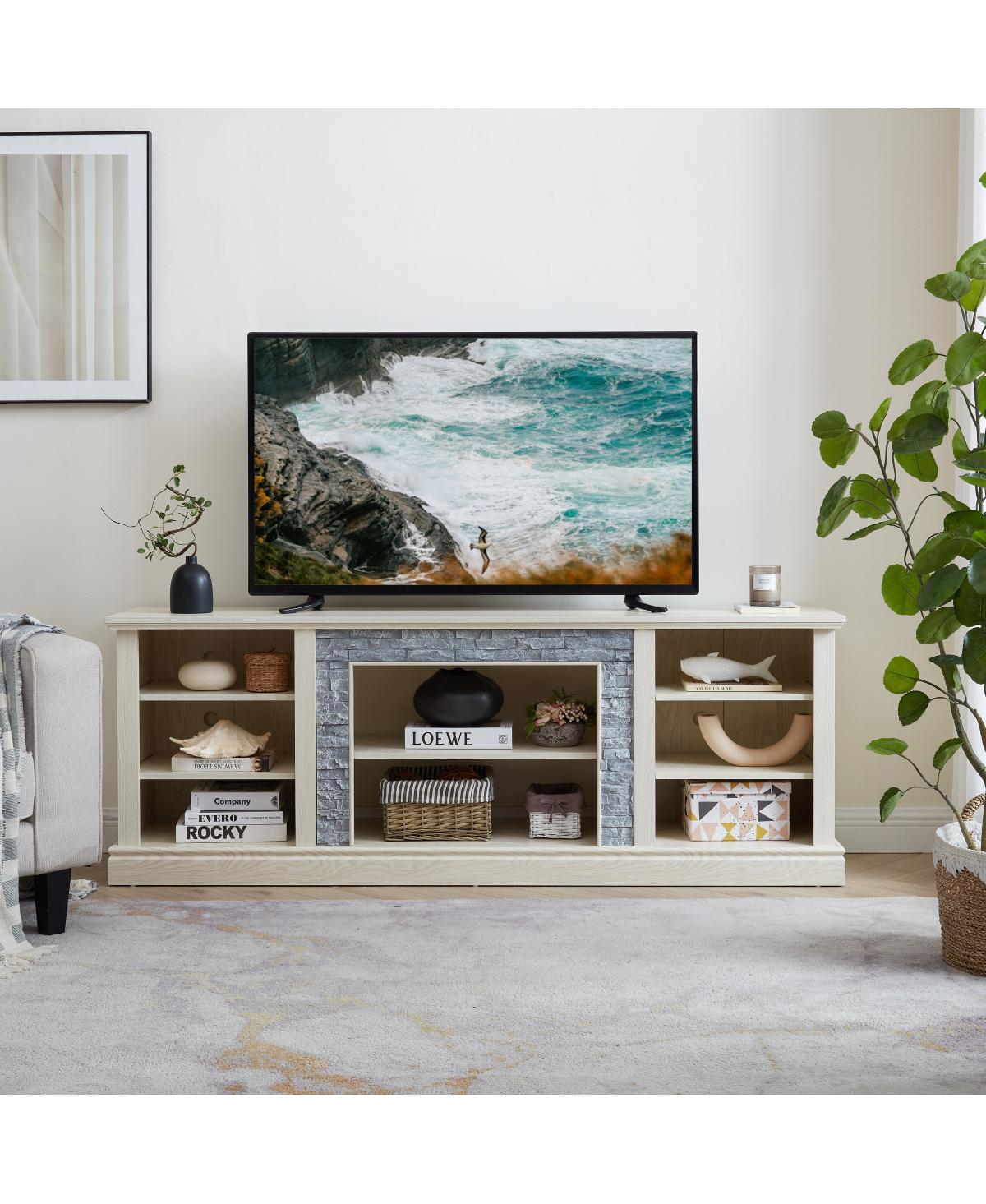 Click here for Streamdale Furniture Large Tv Desk Storage Rack wi... prices