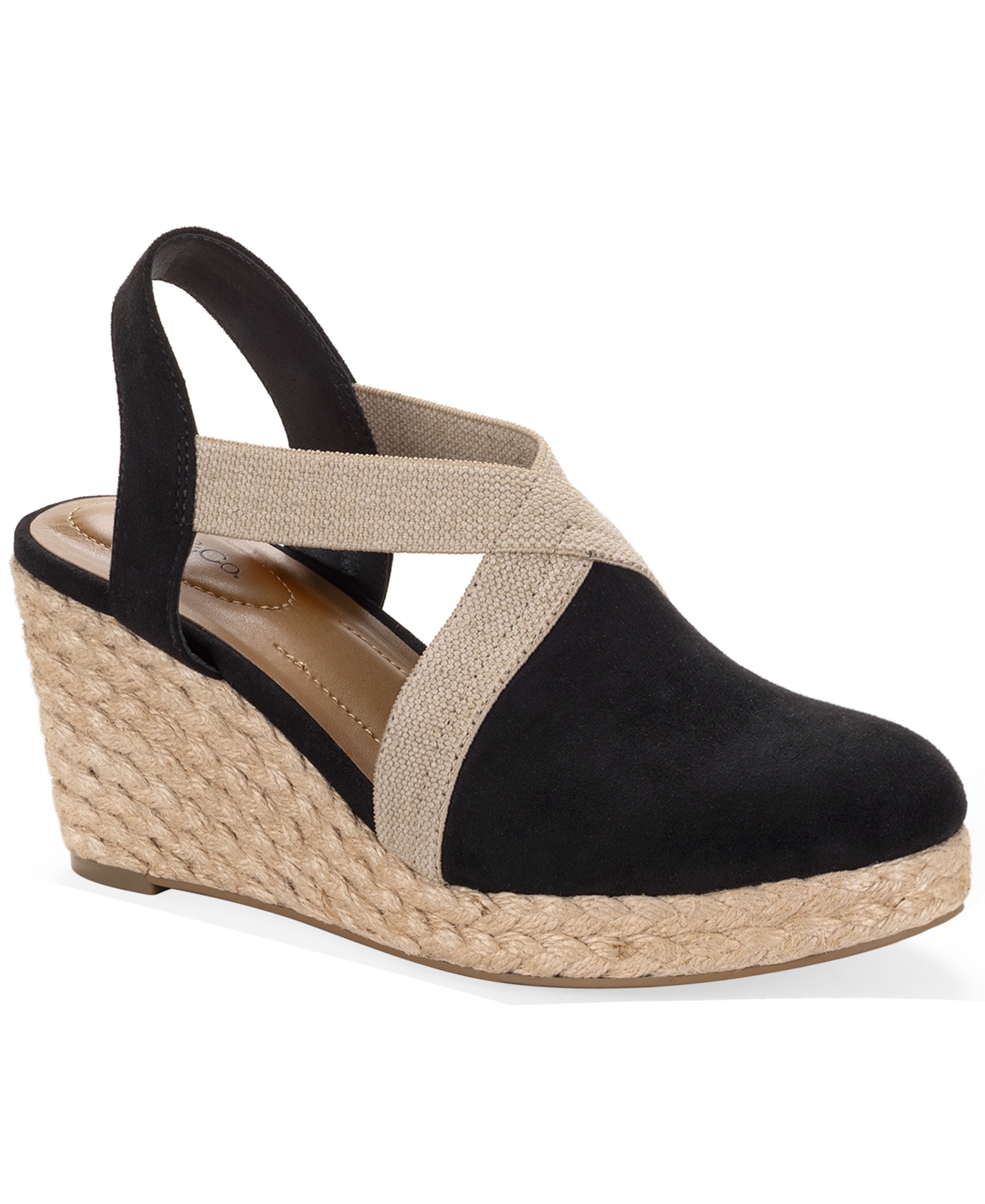 Click here for Style & Co Womens Siennaa Closed Toe Wedge Espadri... prices