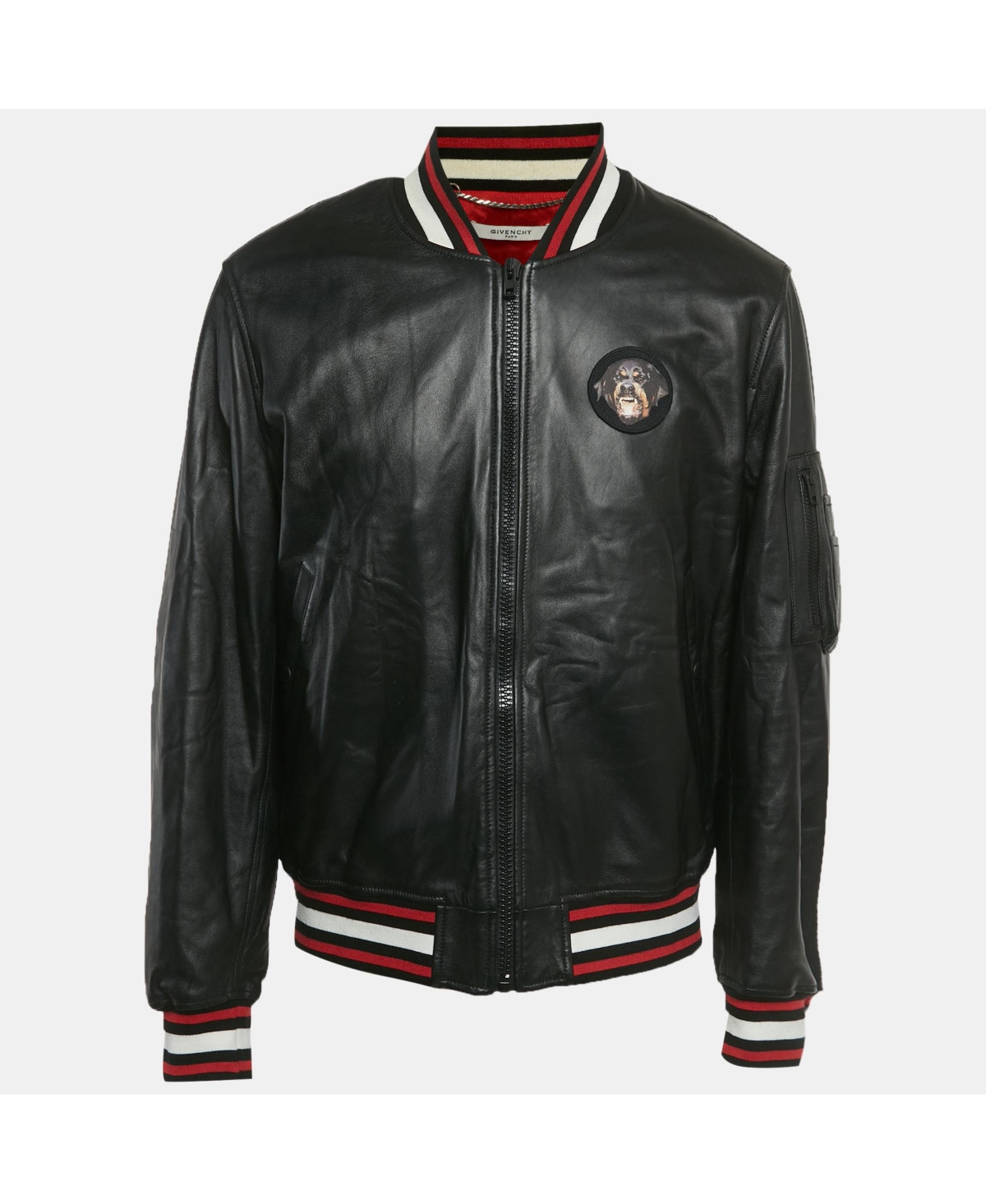 Click here for Pre-Owned Givenchy Mens Black Leather Rottweiler P... prices