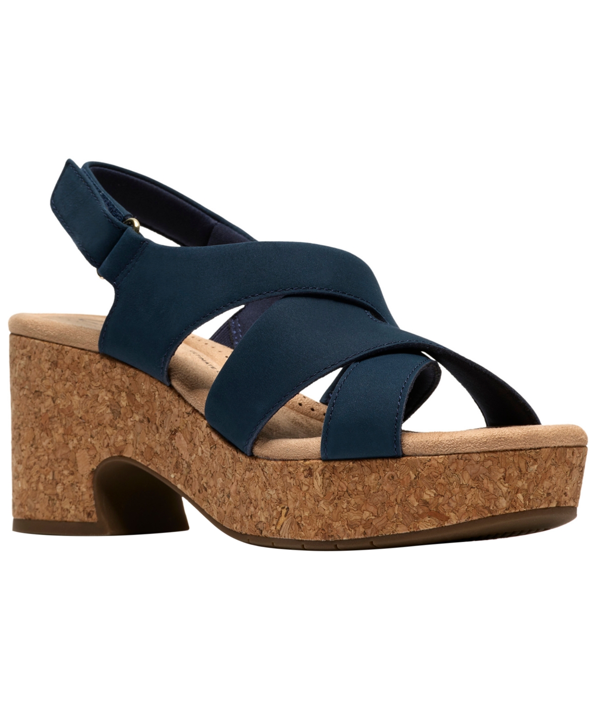Click here for Clarks Womens Nerisa Grace Round Toe Wedge Sandals... prices