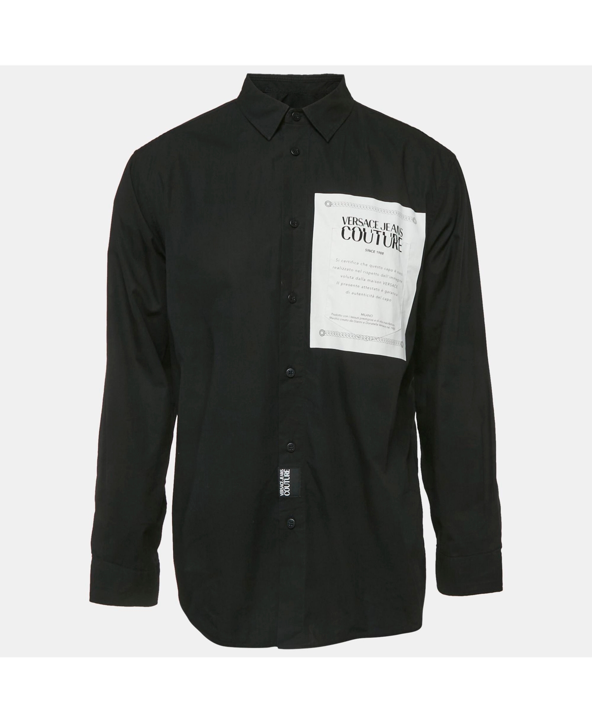 Click here for Pre-Owned Versace Mens Jeans Couture Black Printed... prices