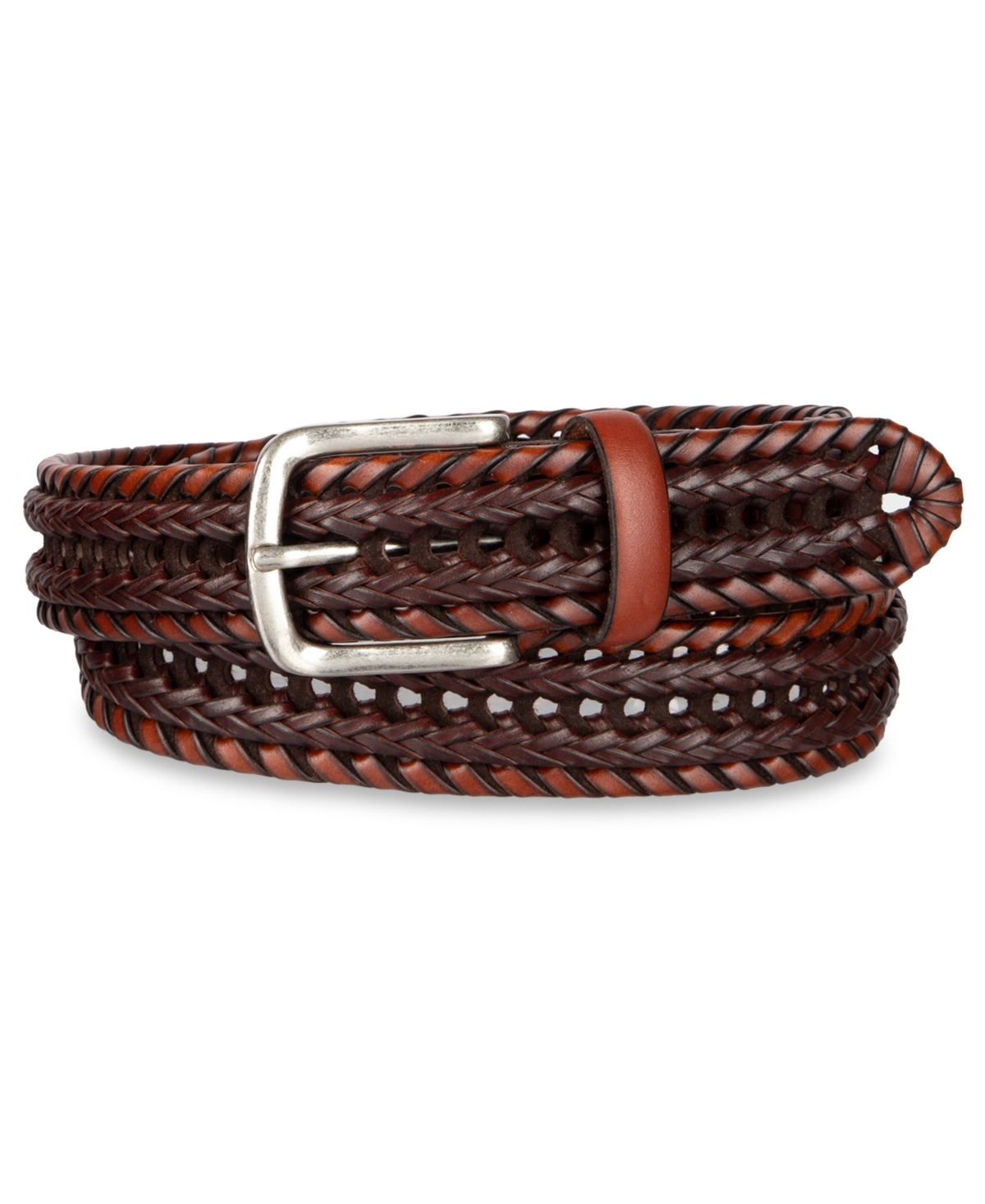Click here for Club Room Mens Luxury Elevated Laced Braided Belt... prices