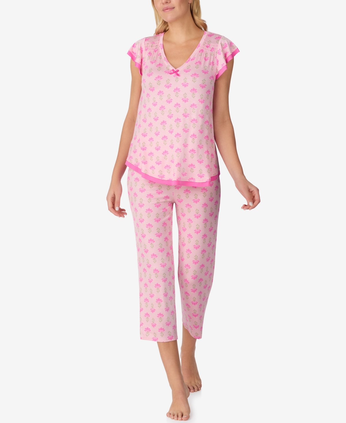 Click here for Ellen Tracy Womens Short-Sleeve Jersey Top & Cropp... prices