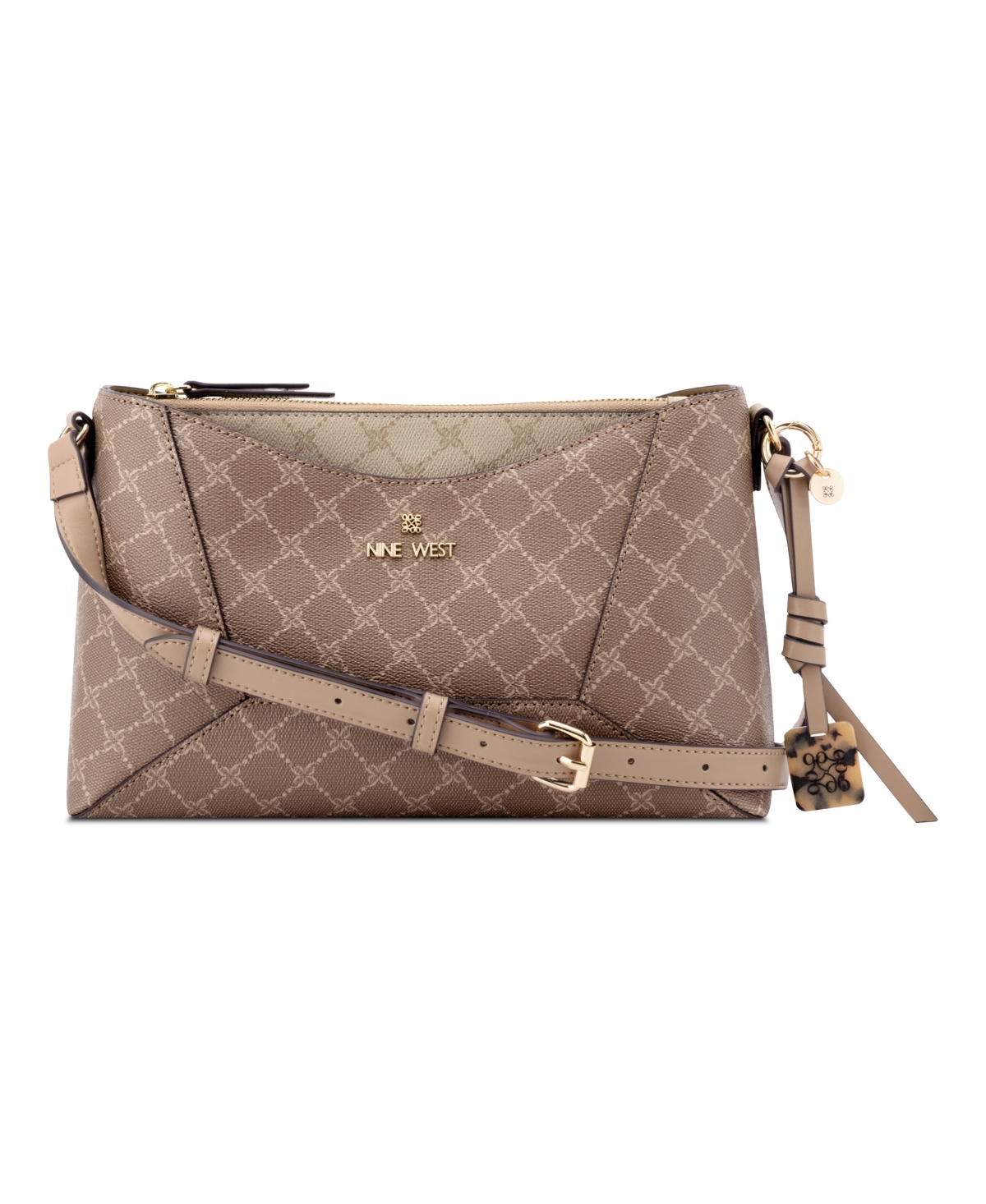 Click here for Nine West Zoey Small Crossbody Bag - Sienna New Kh... prices