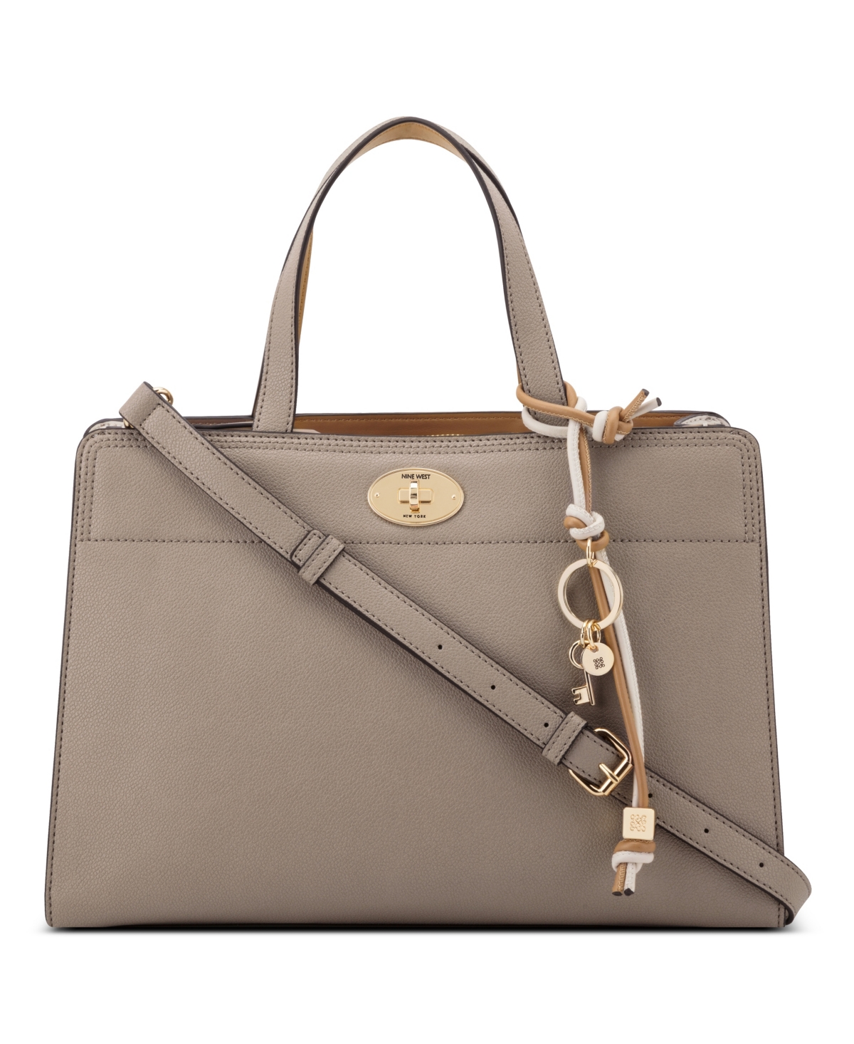 Click here for Nine West Khora Large Tote Handbag - Pumice Multi prices