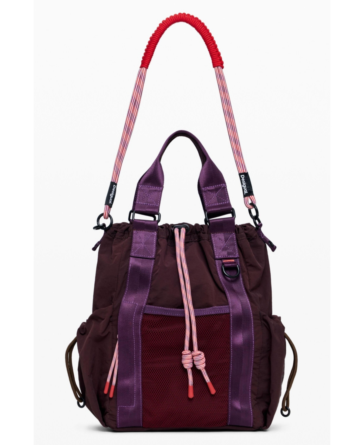 Click here for Desigual Womens Medium voyager backpack - Burgundy prices