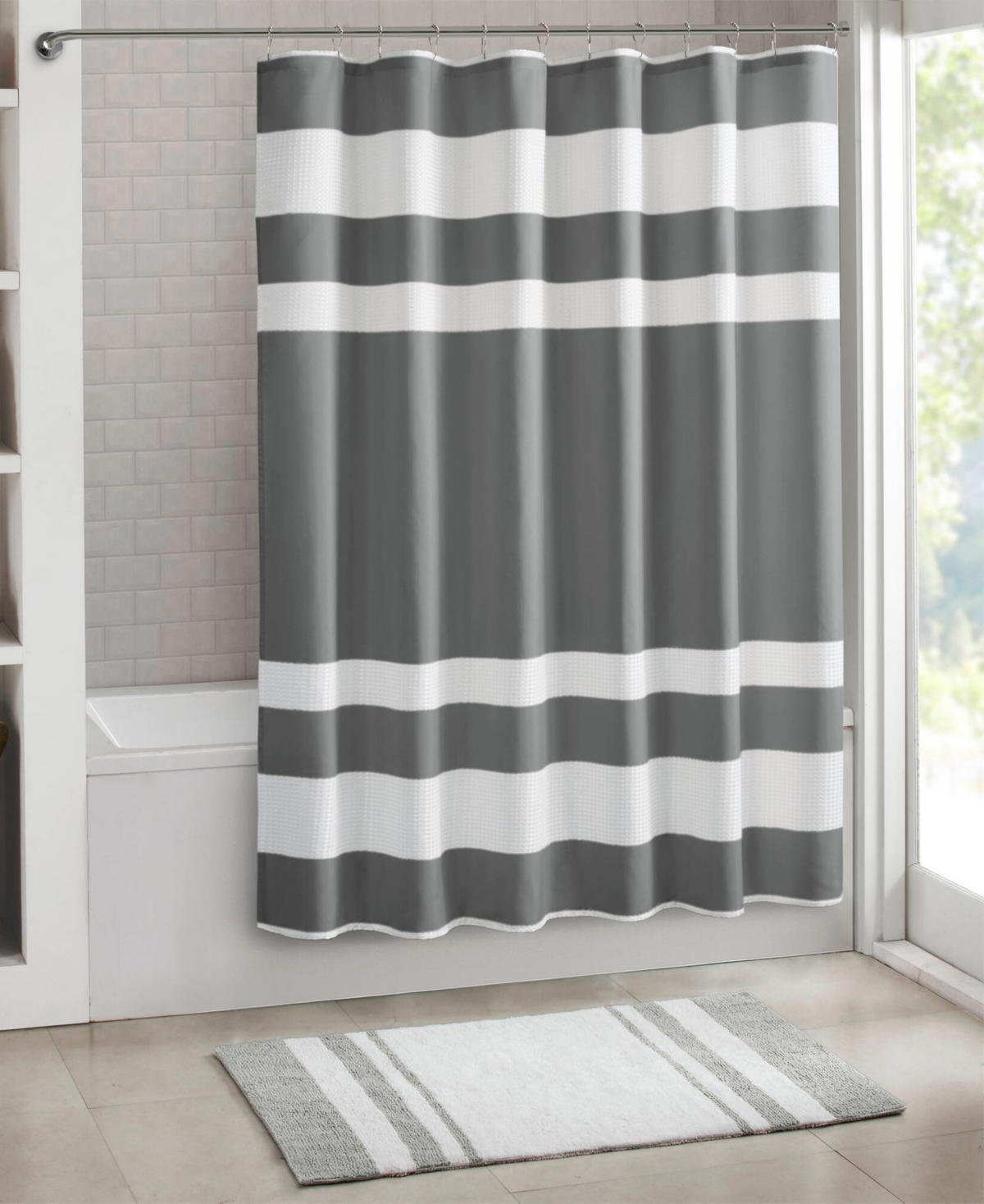 Click here for Madison Park Spa Waffle 3M-Scotchgard Shower Curta... prices